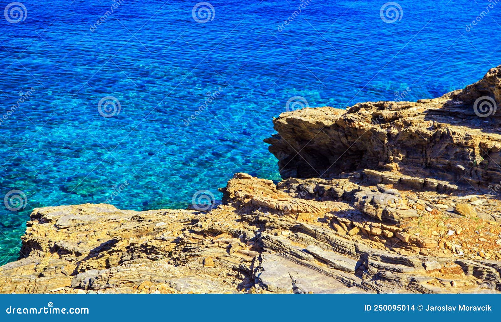 Crystal Clear Blue Water in the Sea Stock Photo - Image of shore, clean ...