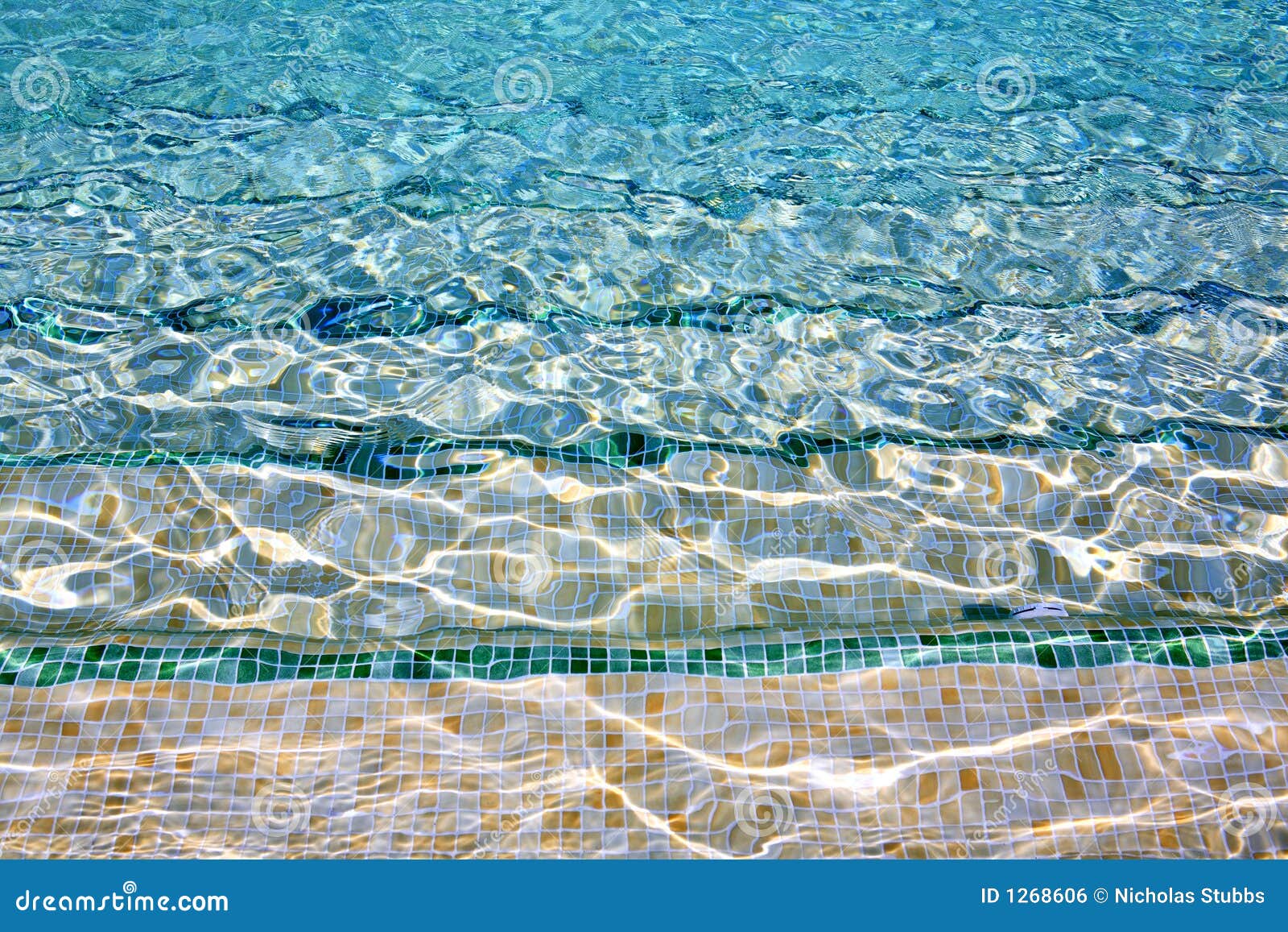 Crystal Clear Blue Water of Swimming Pool Stock Photo - Image of ...