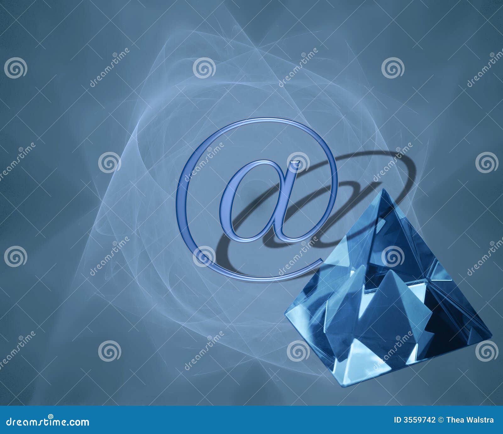 Crystal Clear Communications Stock Illustration - Illustration of mail ...