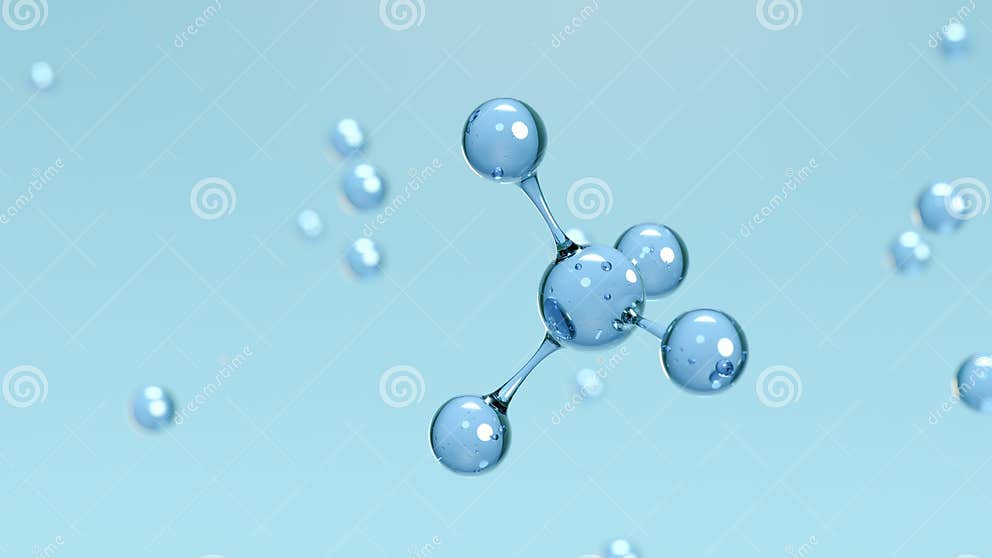 Crystal Clear 3D Molecular Structure Scientific Visualization Design 3D ...