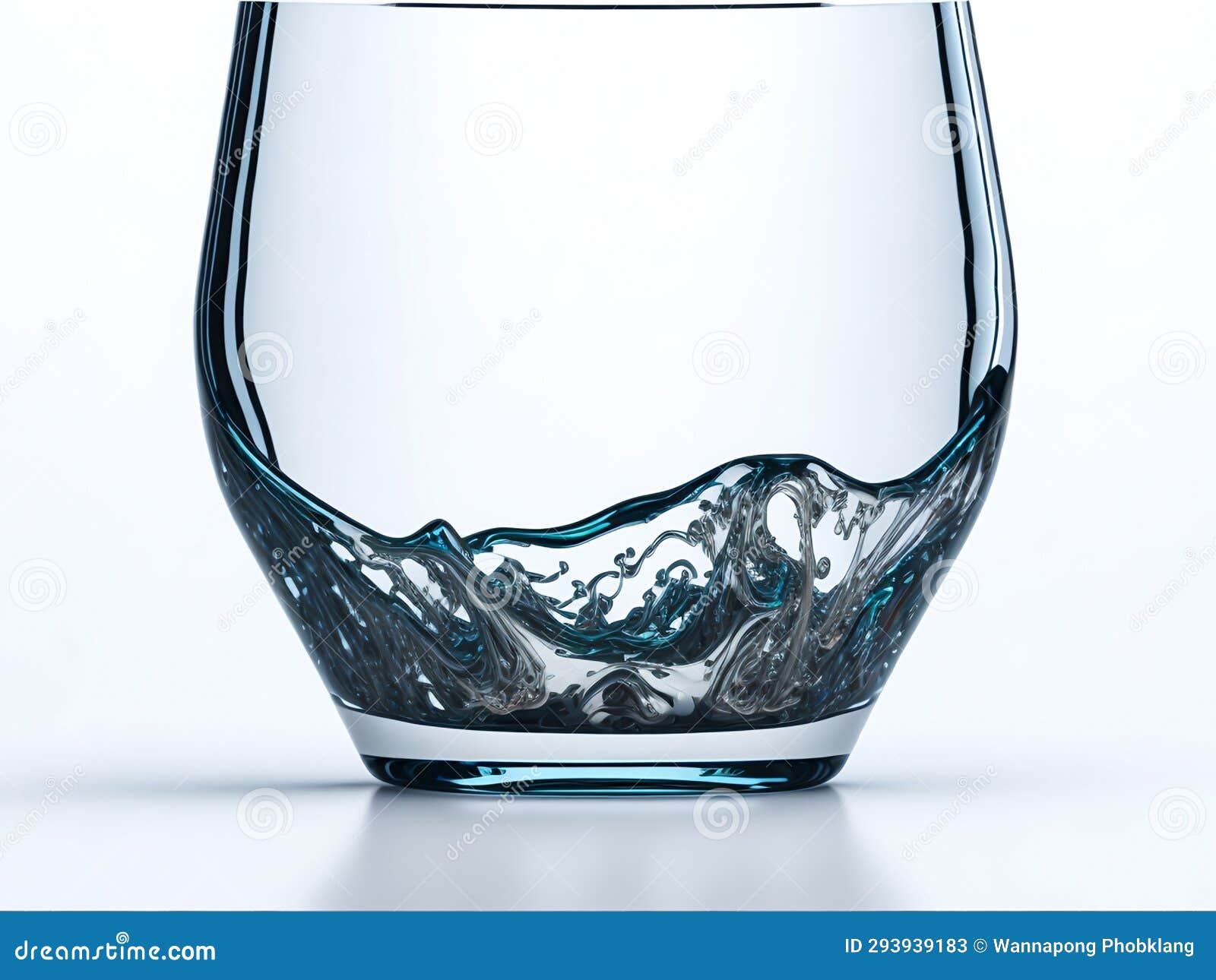 Crystal Clear Glassware Shining on a Background, Generative Ai Stock ...