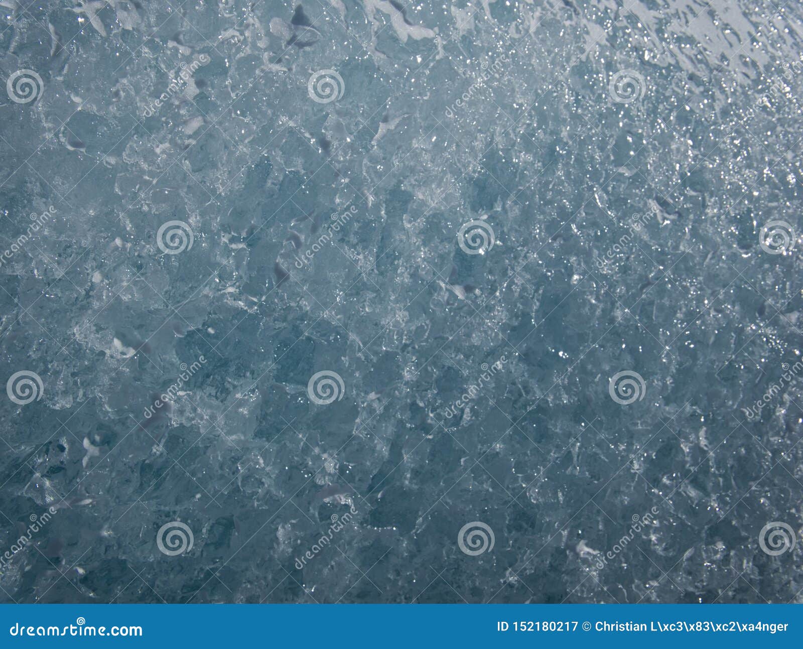 Crystal Clear Ice of a Crevasse in Iceland Stock Image - Image of time ...