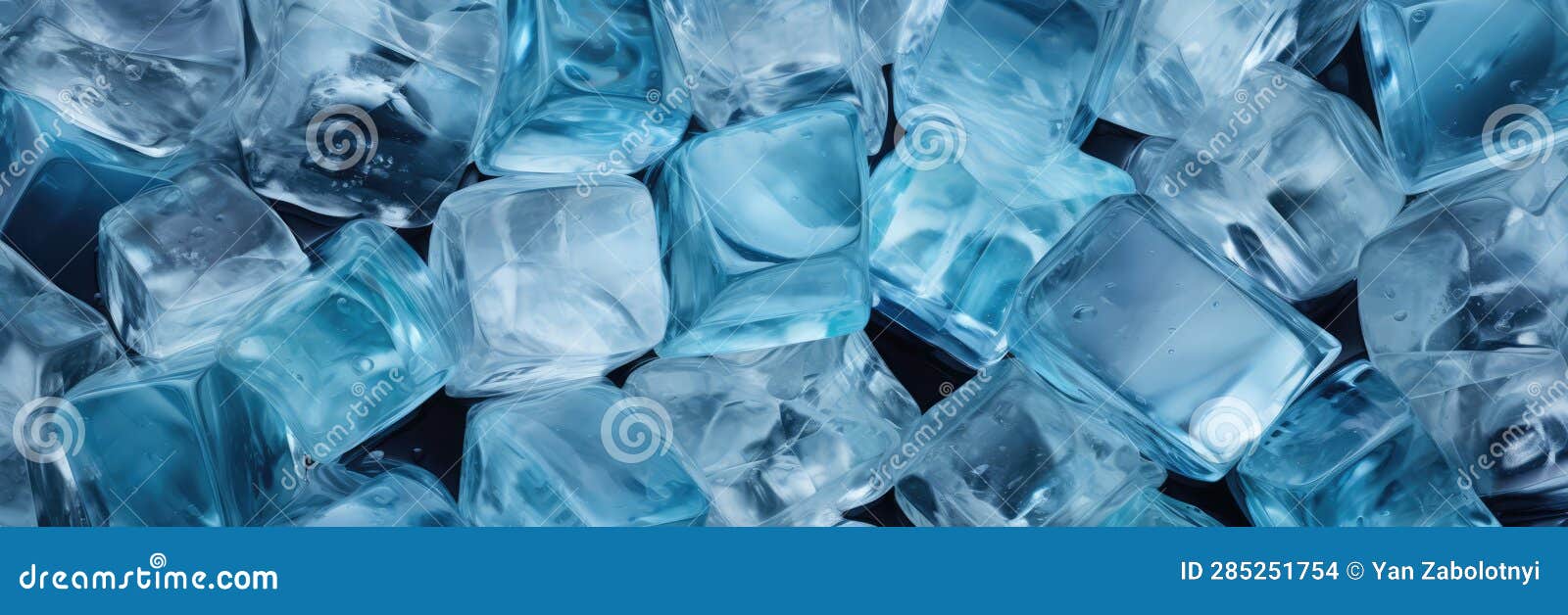 Crystal Clear Ice Texture with a Cold Touch Stock Illustration ...