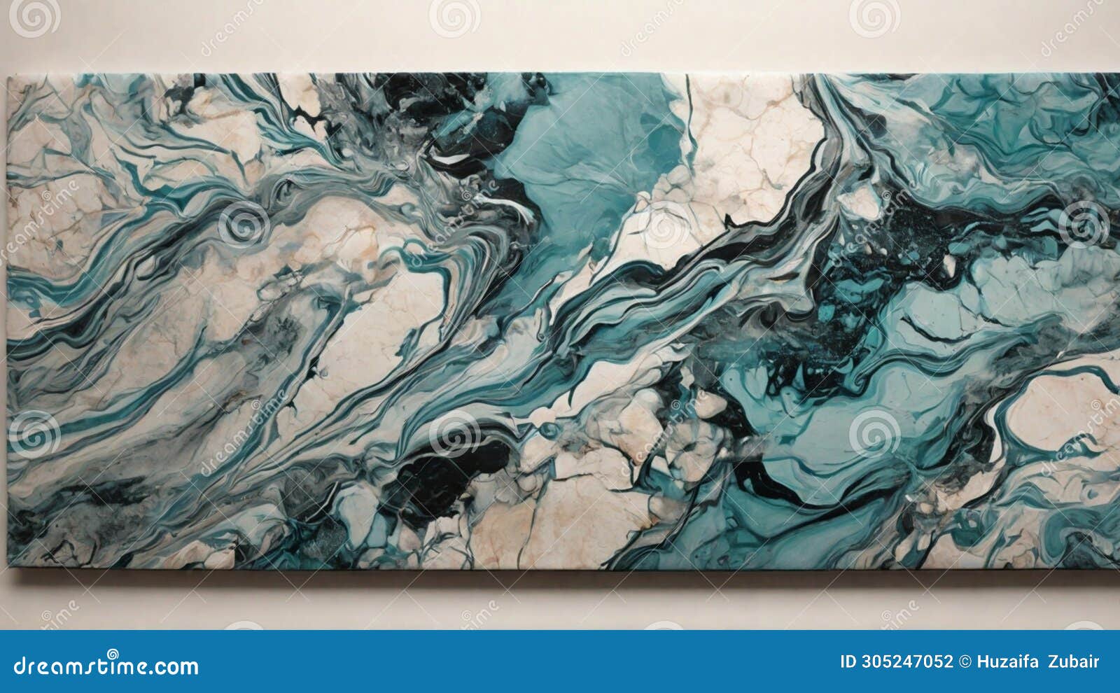 Crystal Clear Marble Cascade: a Captivating Panoramic Banner Featuring ...
