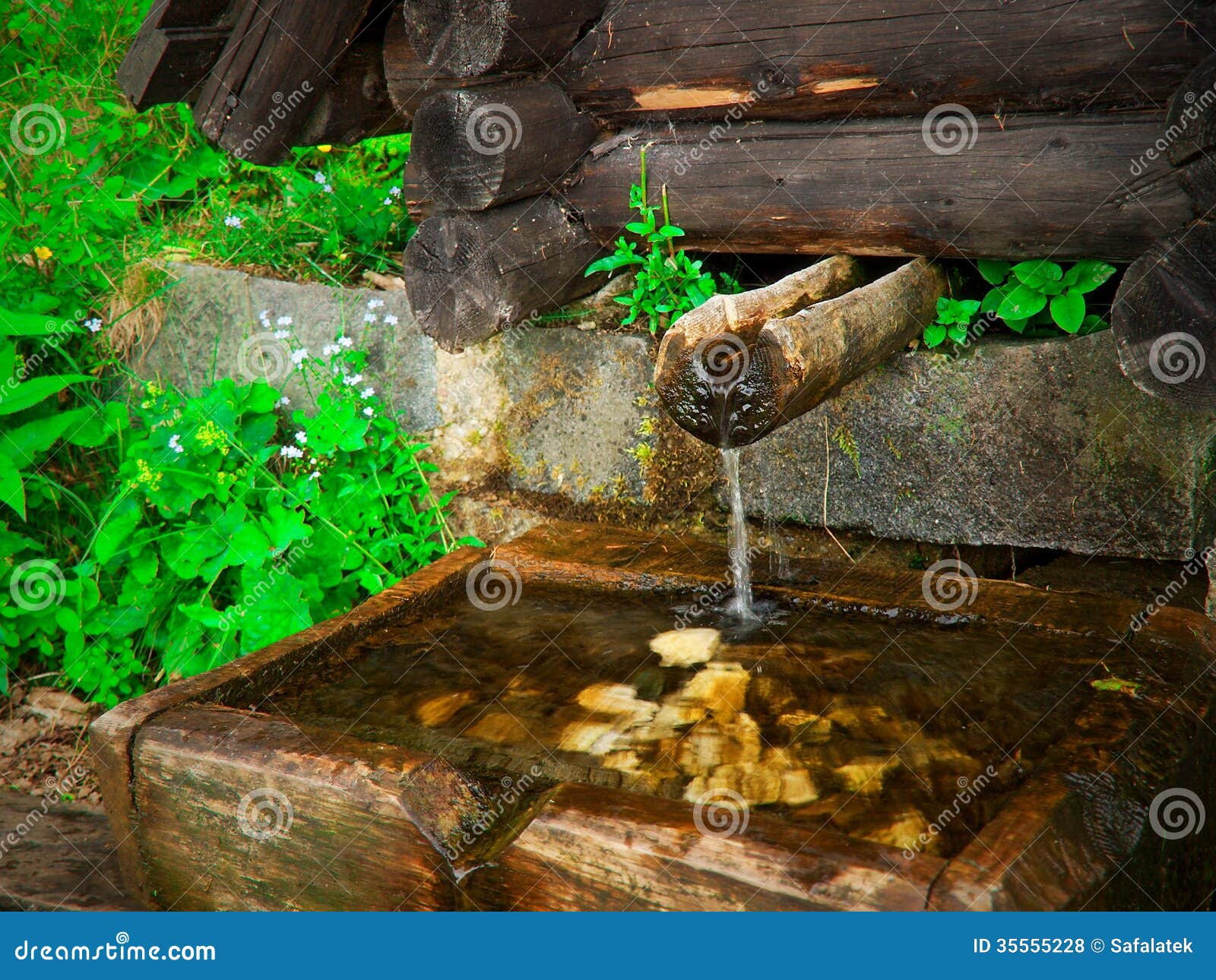 Crystal Clear Mountain Spring Water Stock Photo - Image of mountain ...