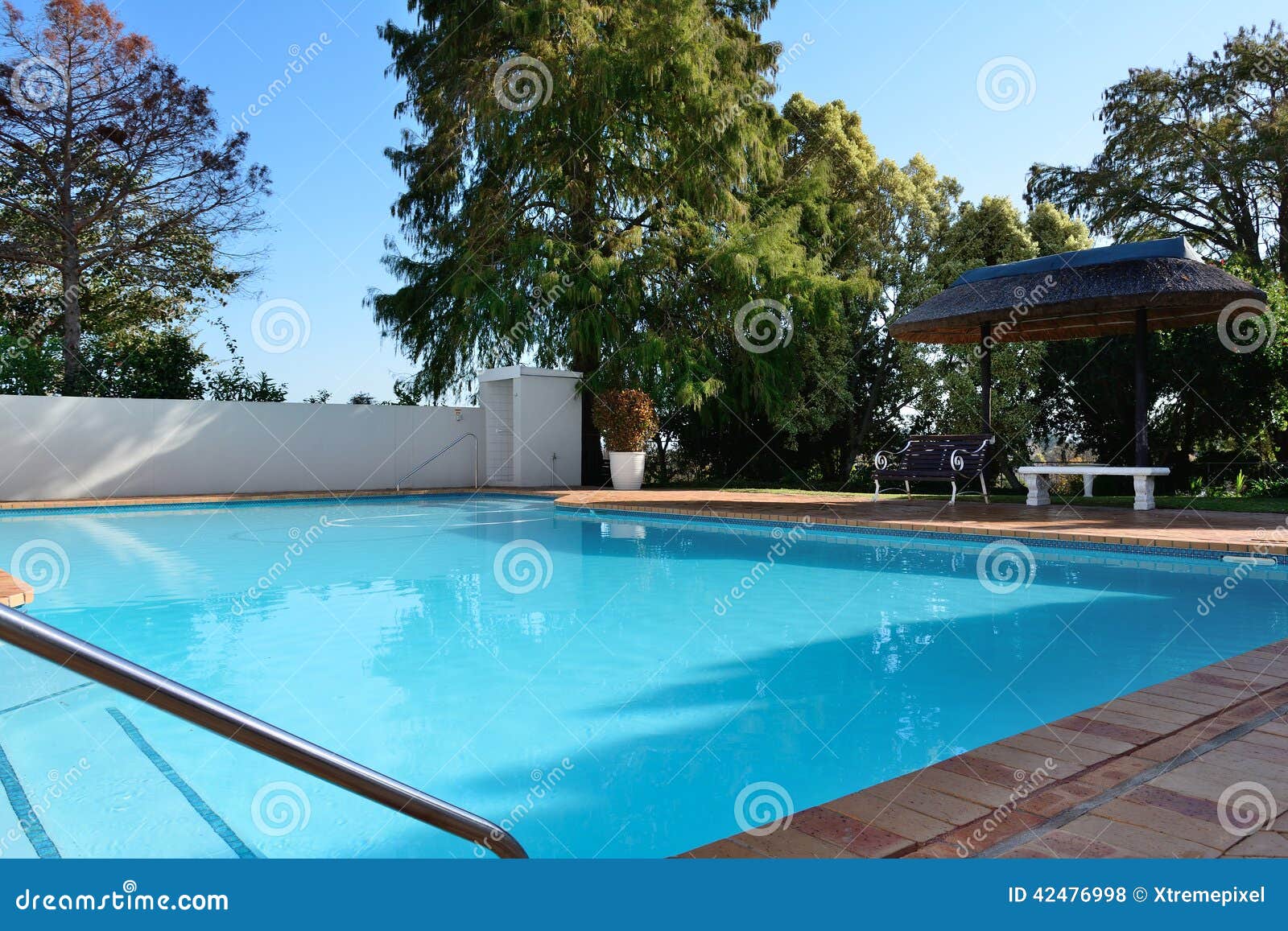 A crystal clear pool stock photo. Image of pool, blue - 42476998