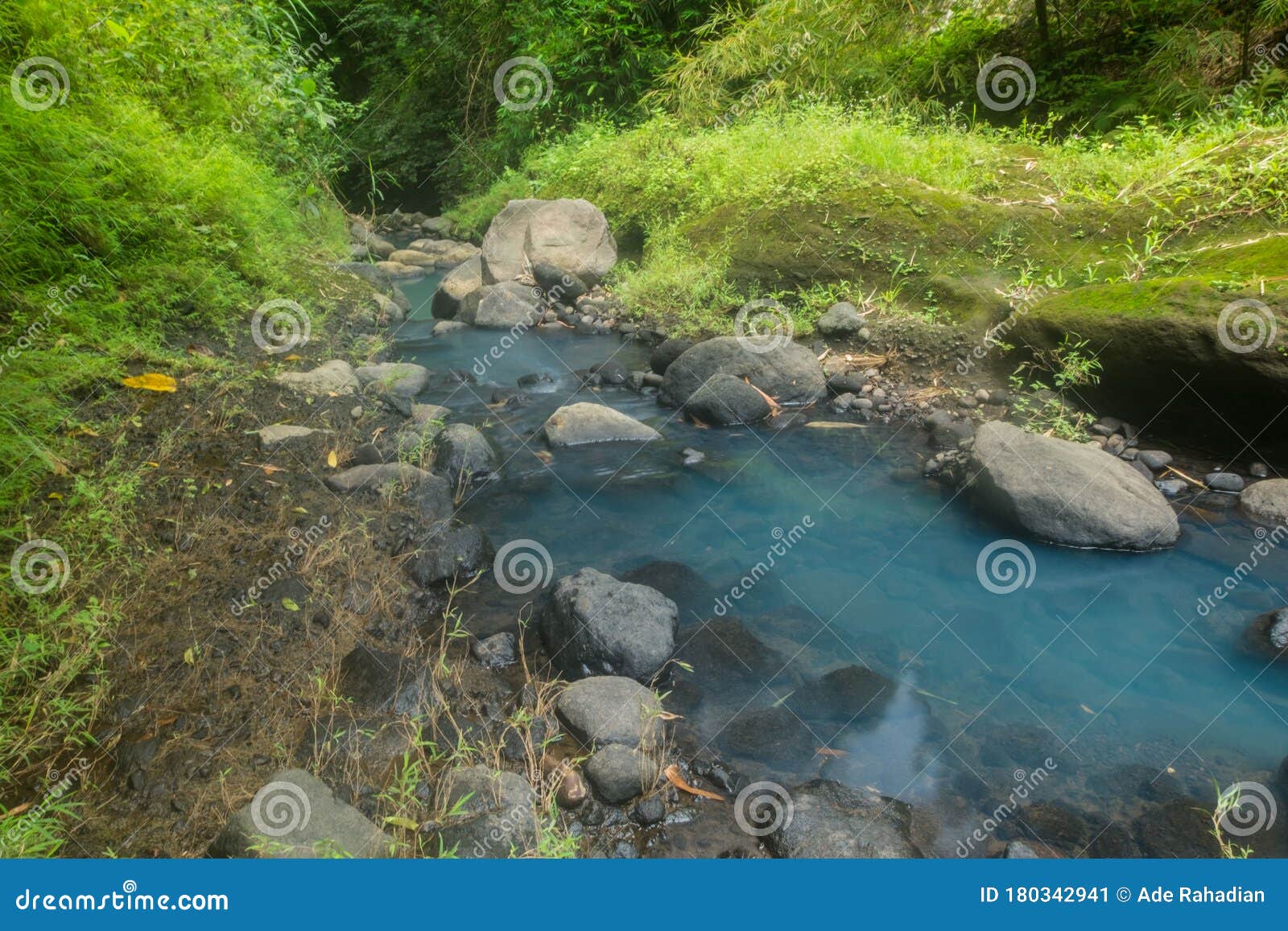 Crystal Clear River with Many Rocks Stock Image - Image of rainforest ...