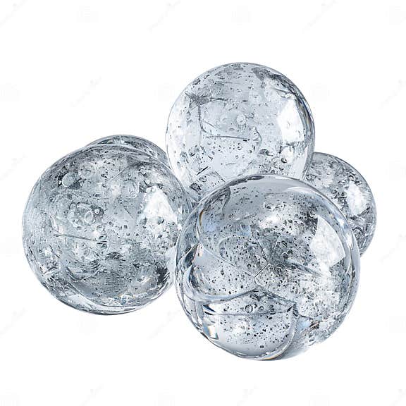 Crystal Clear Spheres stock illustration. Illustration of product ...
