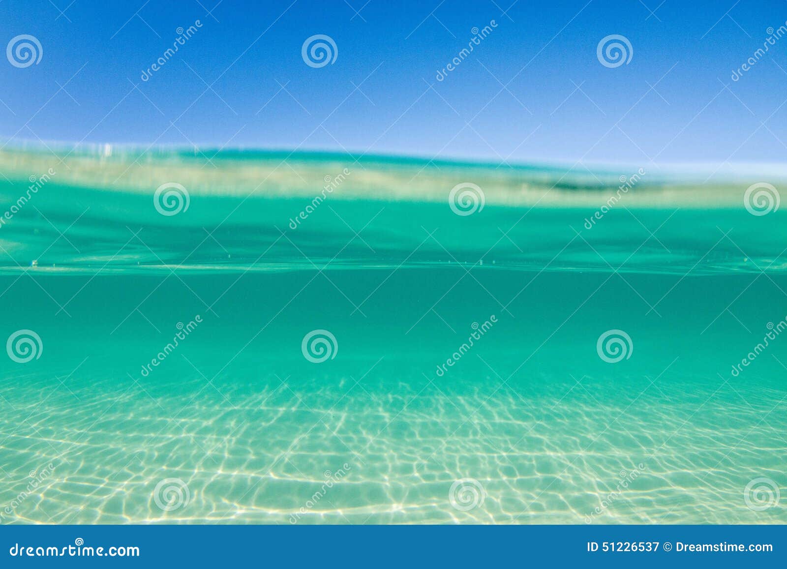 Crystal Clear Turquoise Water Stock Image - Image of beach, south: 51226537