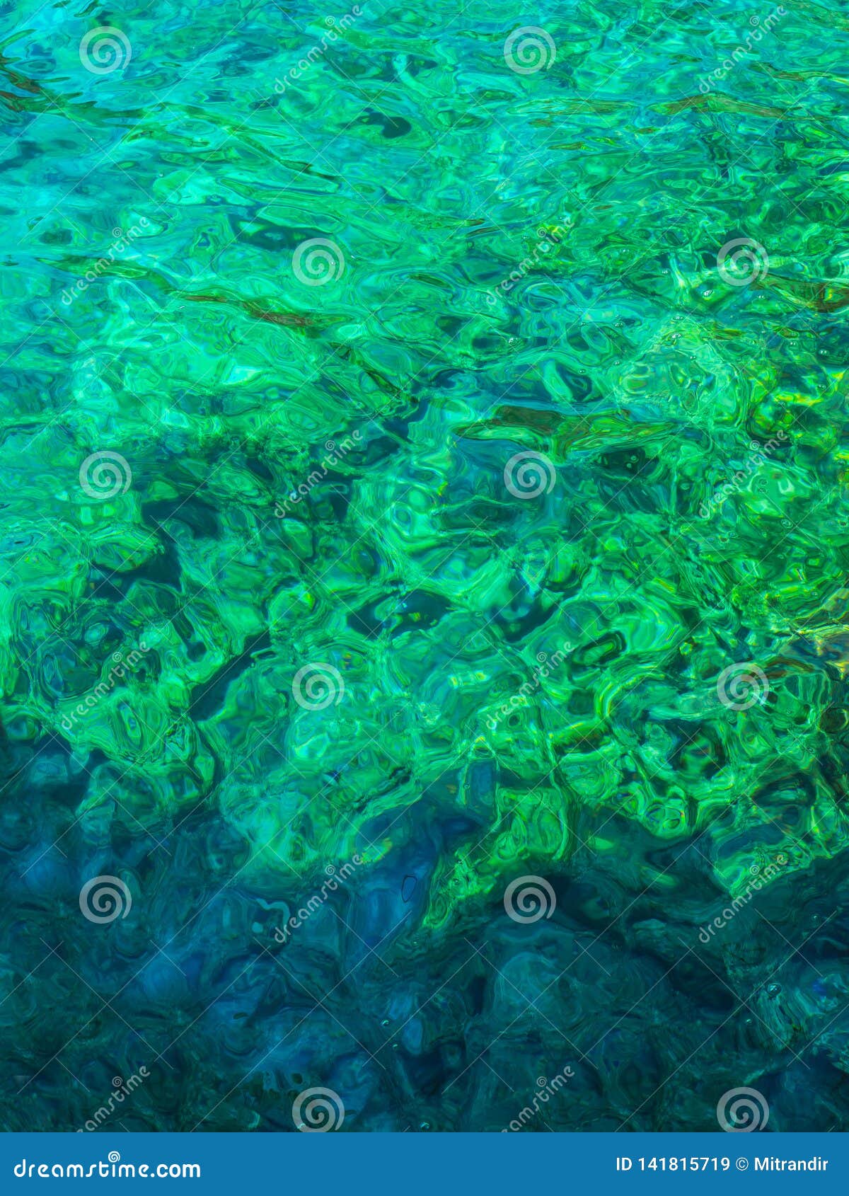 Crystal Clear Turquoise Water Stock Image - Image of mediterranean ...