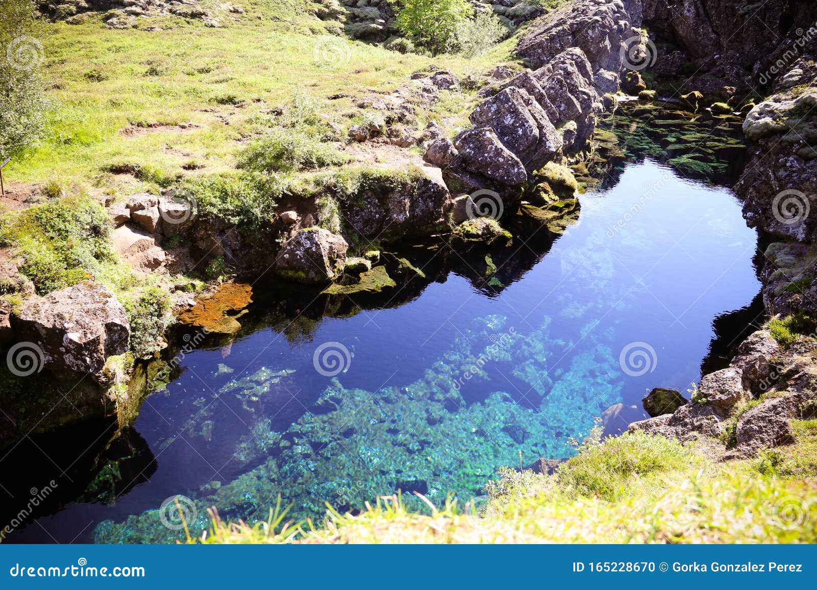 Crystal Clear Water on a River in Iceland Stock Photo - Image of coast ...