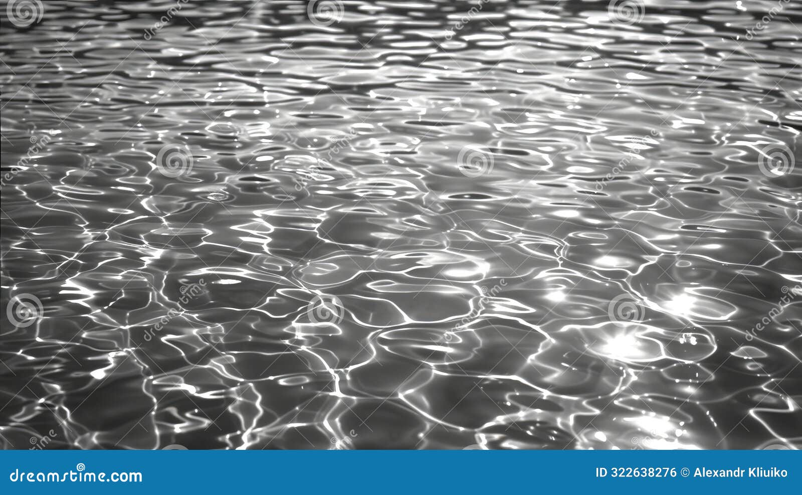 Crystal Clear Water Surface Overlay with Detailed Ripples and Caustic ...