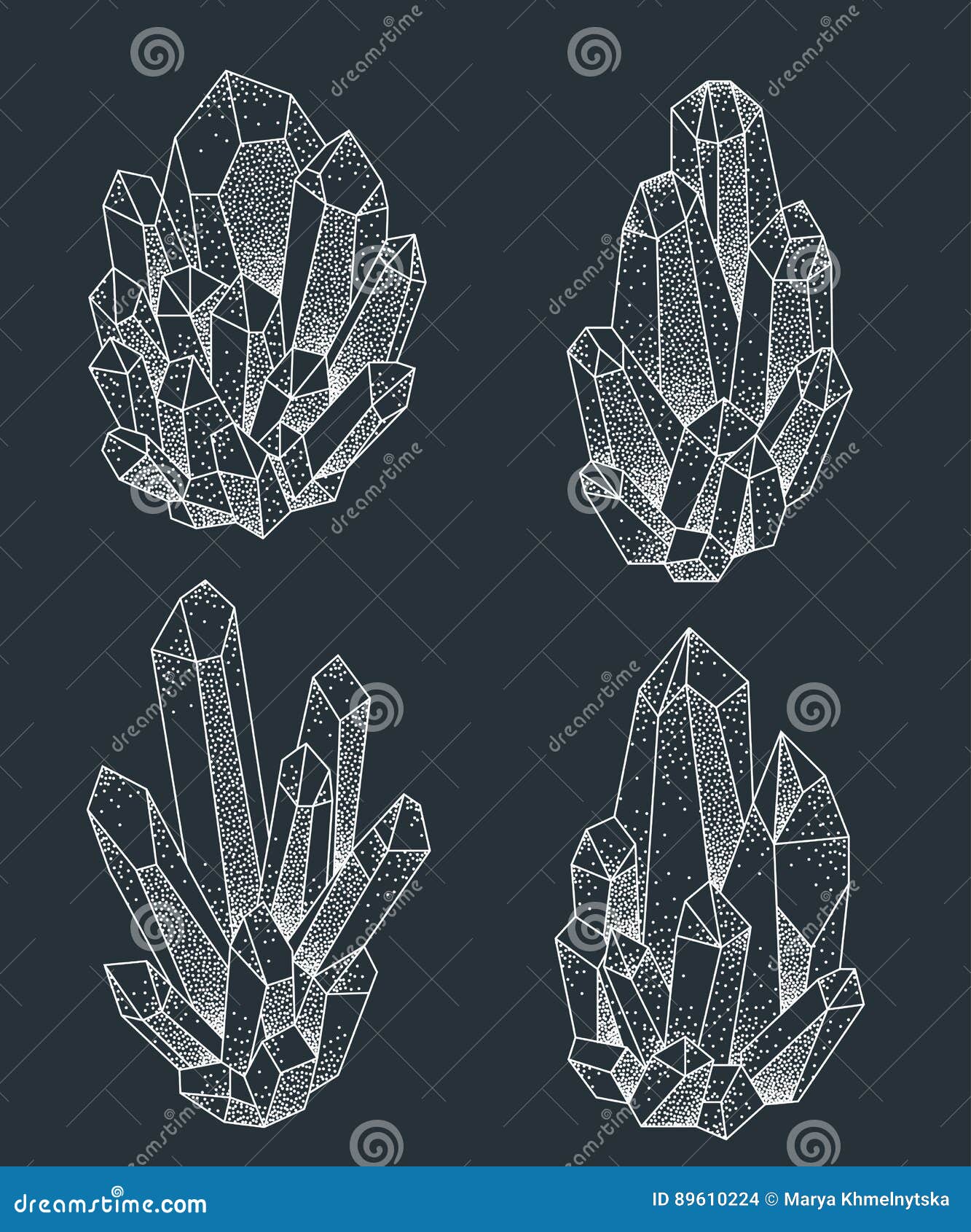 Clusters Of White Round Overlaying Cloud Silhouettes, Outline Shapes ...