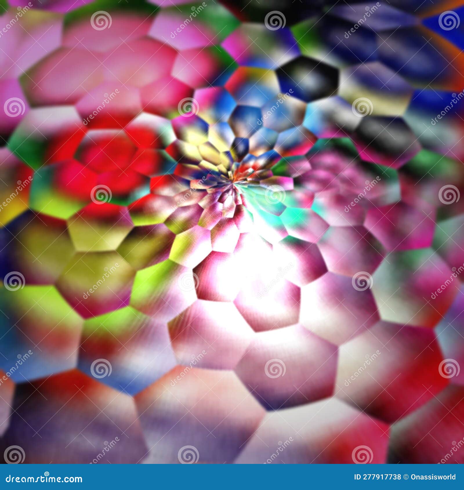 Crystal Colors Abstract Background Shapes and Blurs Stock Illustration ...