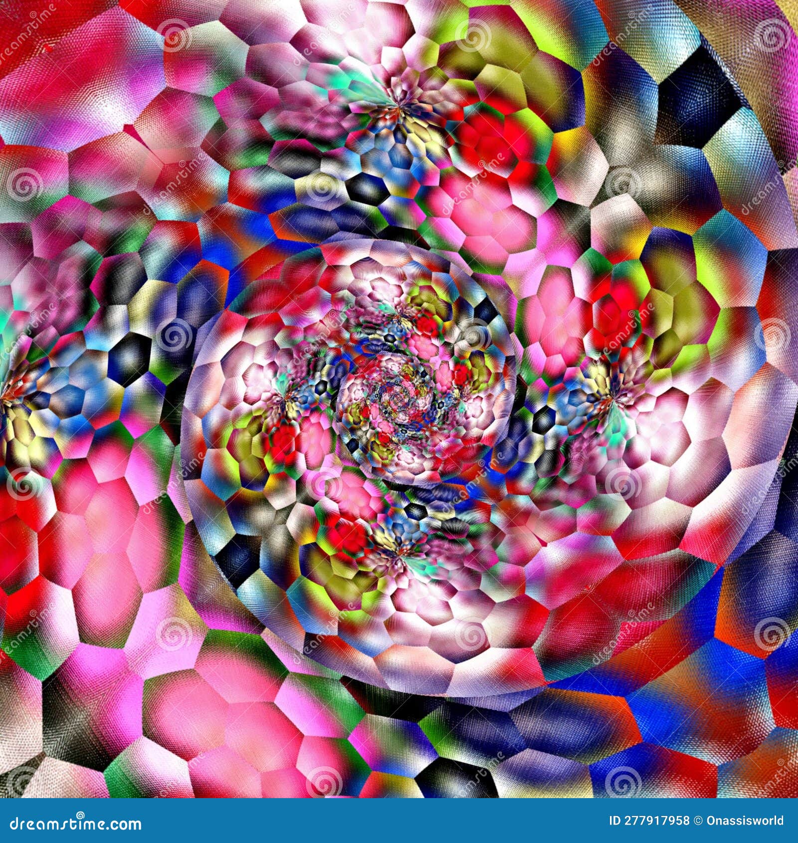 Crystal Colors Abstract Background Shapes and Blurs Stock Illustration ...