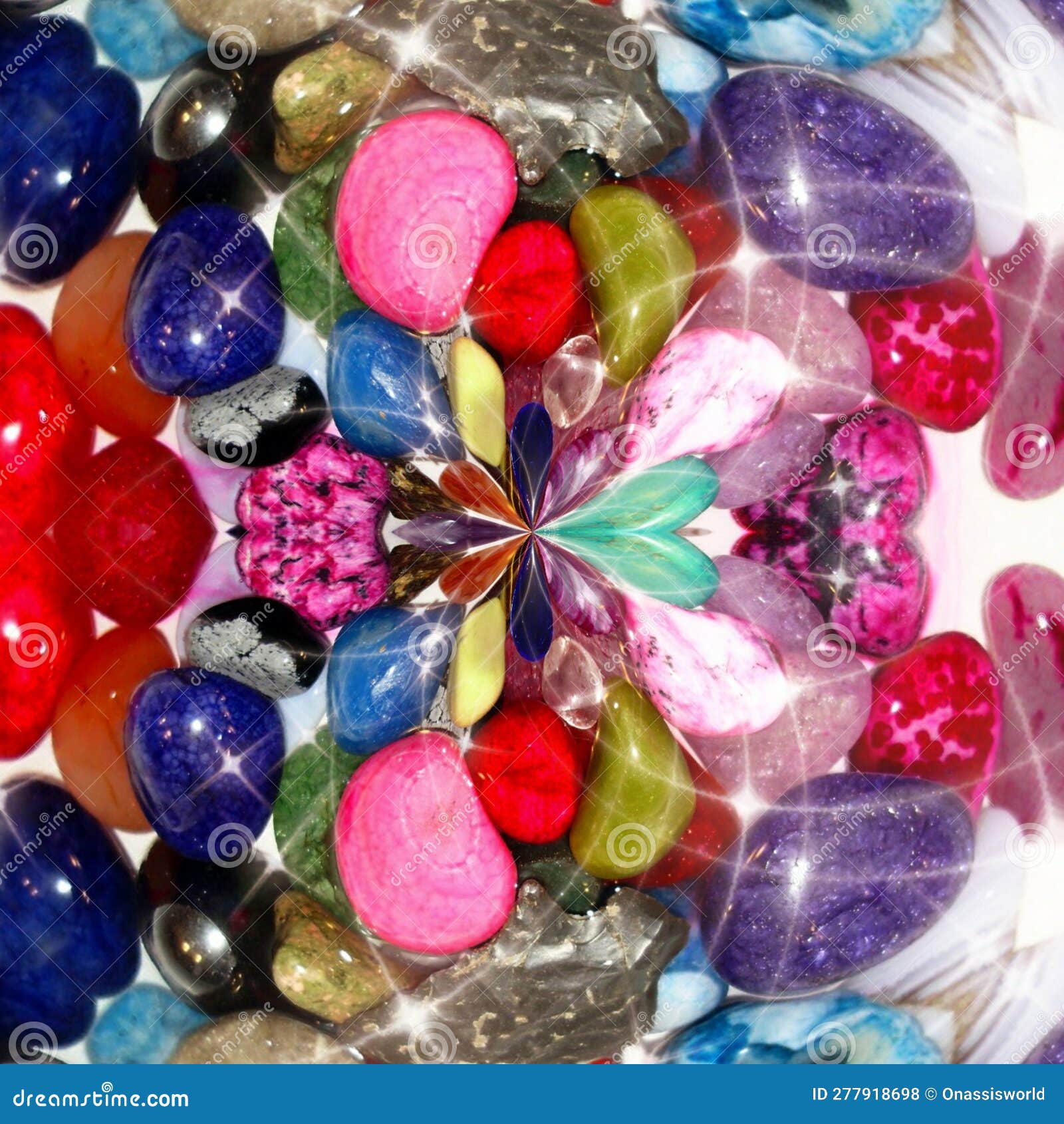 Crystal Colors Abstract Background Shapes and Blurs Stock Illustration ...