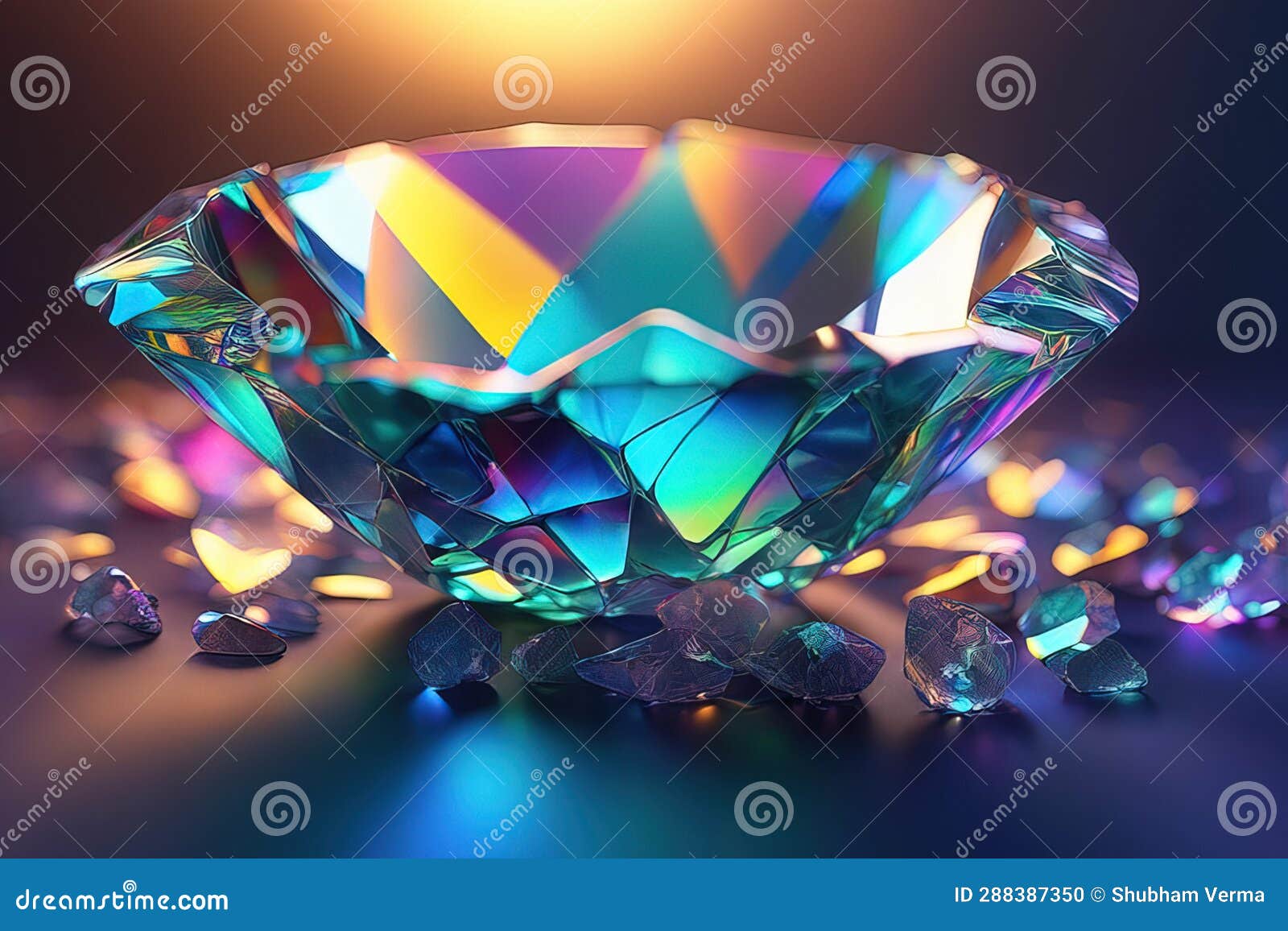 Reflectioncrystal Diamond Stock Illustrations – 1 Reflectioncrystal ...