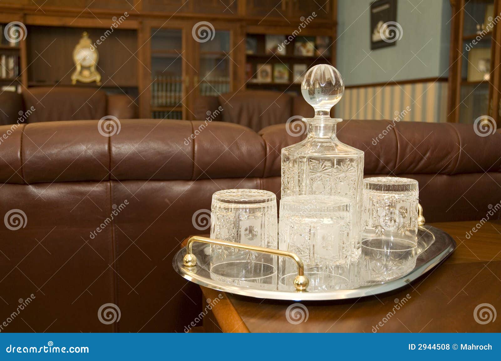 Crystal dishware stock photo. Image of comfortable, modern - 2944508