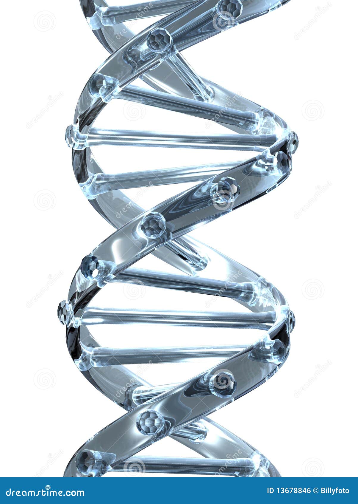 Crystal DNA stock illustration. Illustration of biotechnology - 13678846