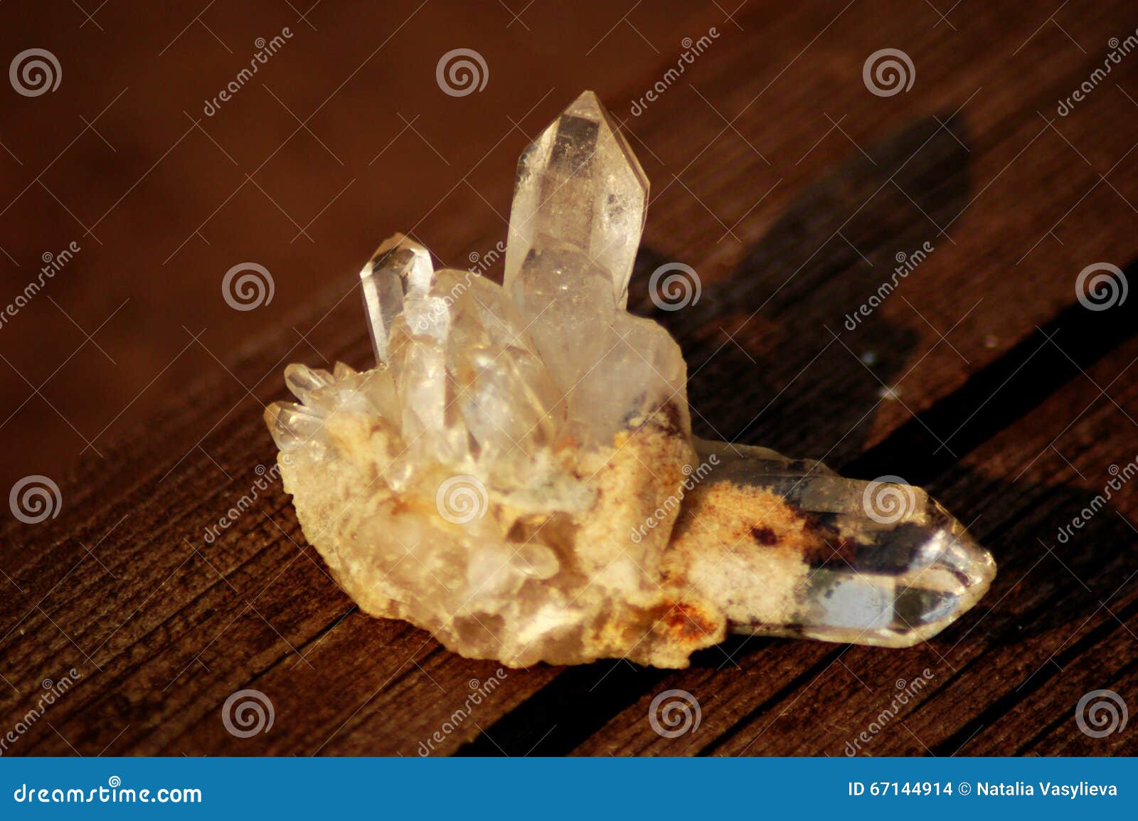 Crystal Druze of White Clear Quartz Stock Photo - Image of natural ...