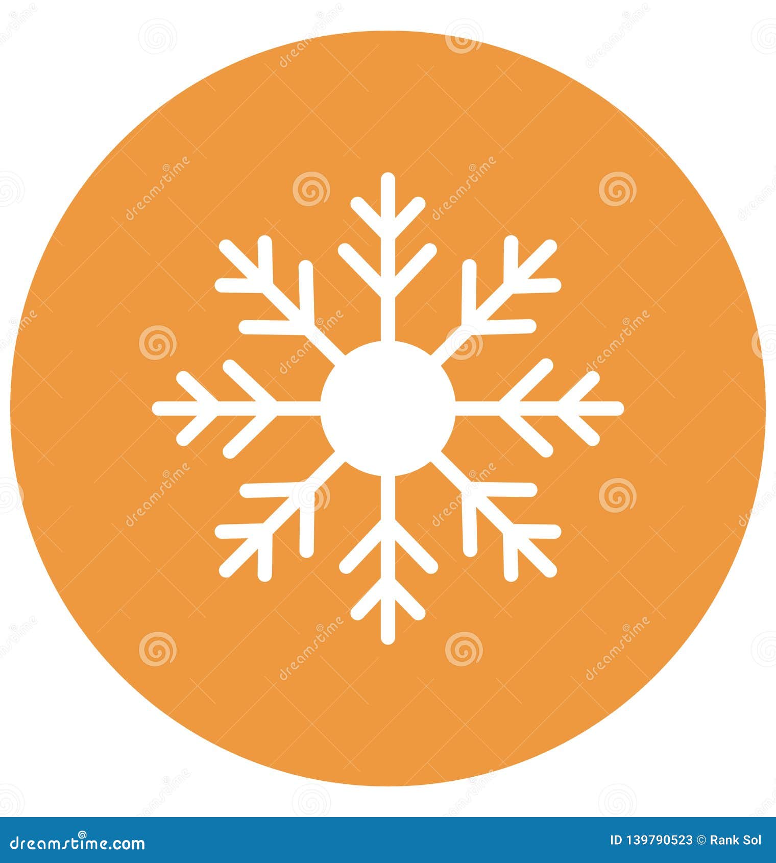 Crystal Flake Vector Icon Which Can Easily Modified or Edit Stock ...