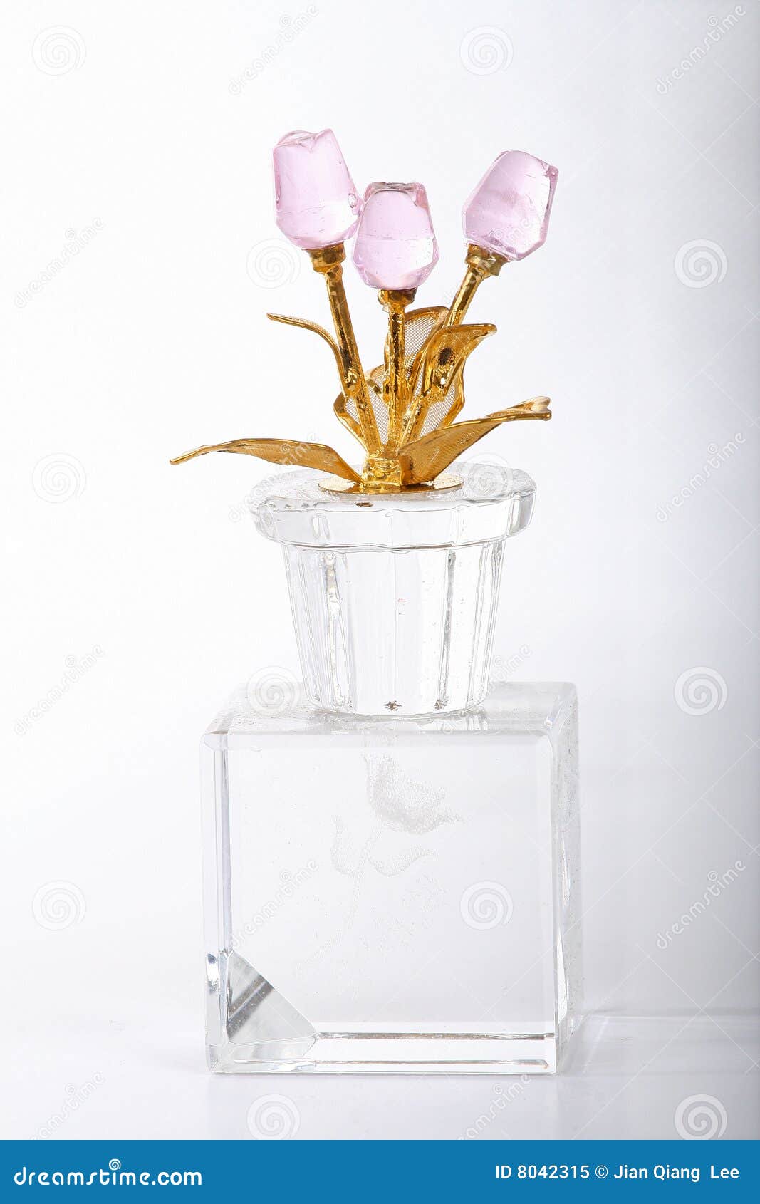 Crystal flower stock image. Image of bloom, ornaments - 8042315