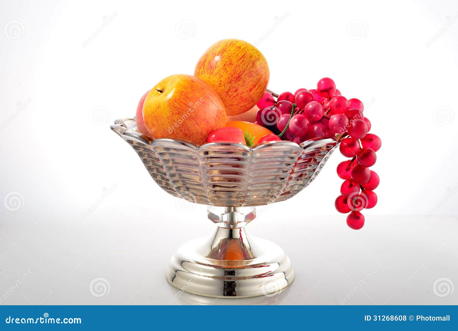 Crystal fruit dish stock photo. Image of healthy, berry - 31268608