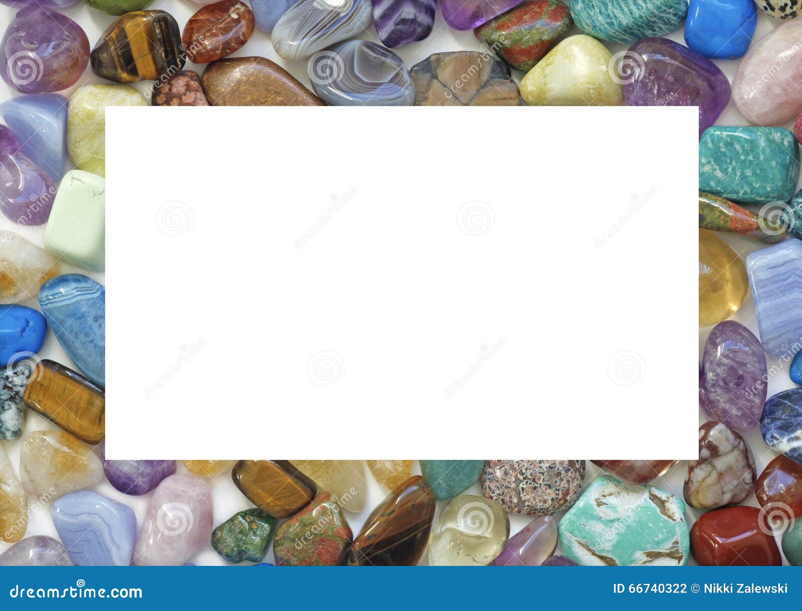 Crystal Gemstone Filled Border De Cura Foto de archivo - Imagen de ...