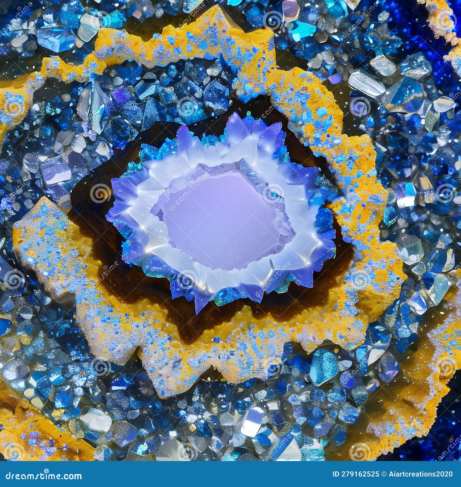 1012 Crystal Geode: a Mesmerizing and Enchanting Background Featuring a ...