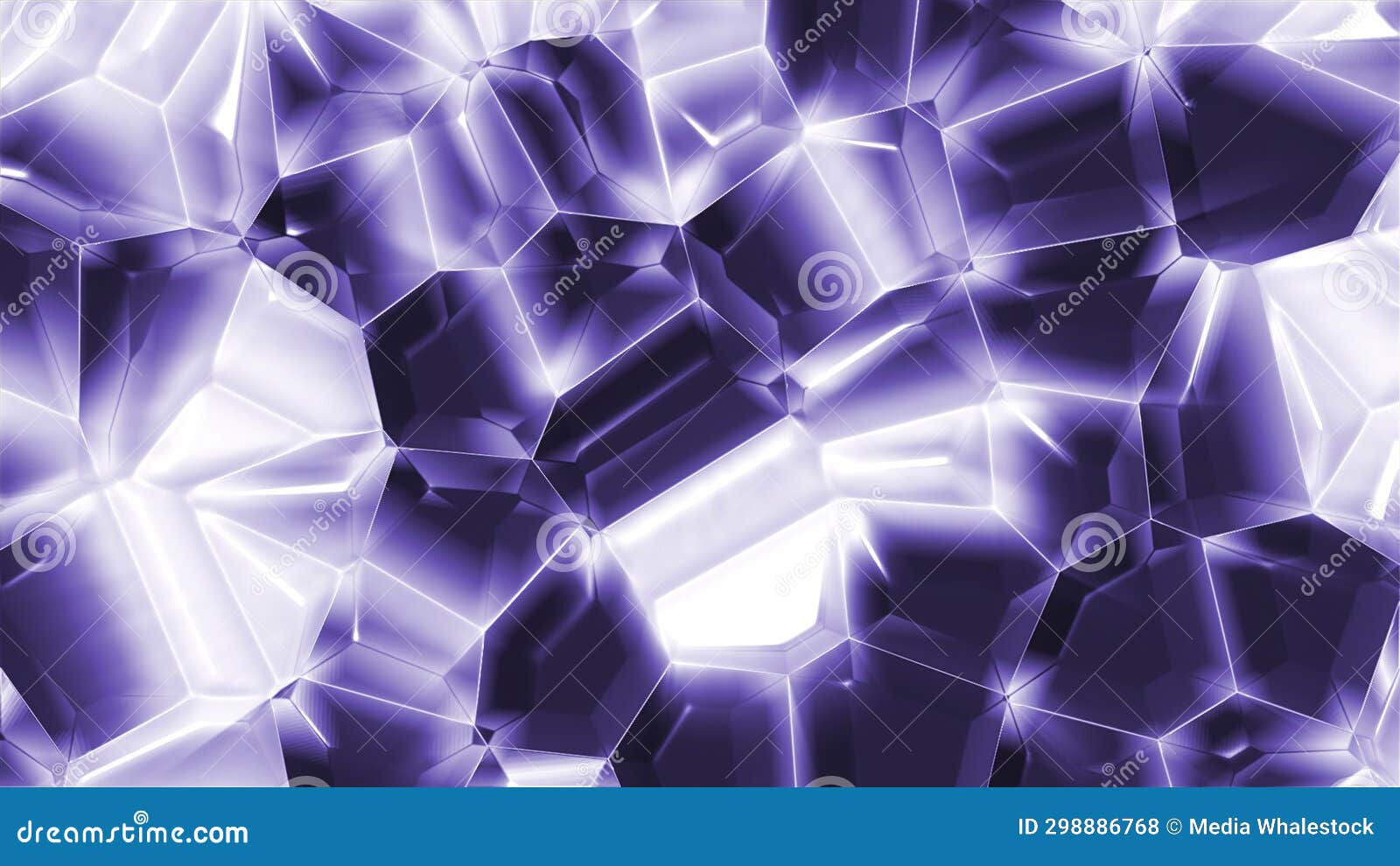 Crystal Geometric Molecules. Motion. 3D Geometric Shapes with Crystal ...