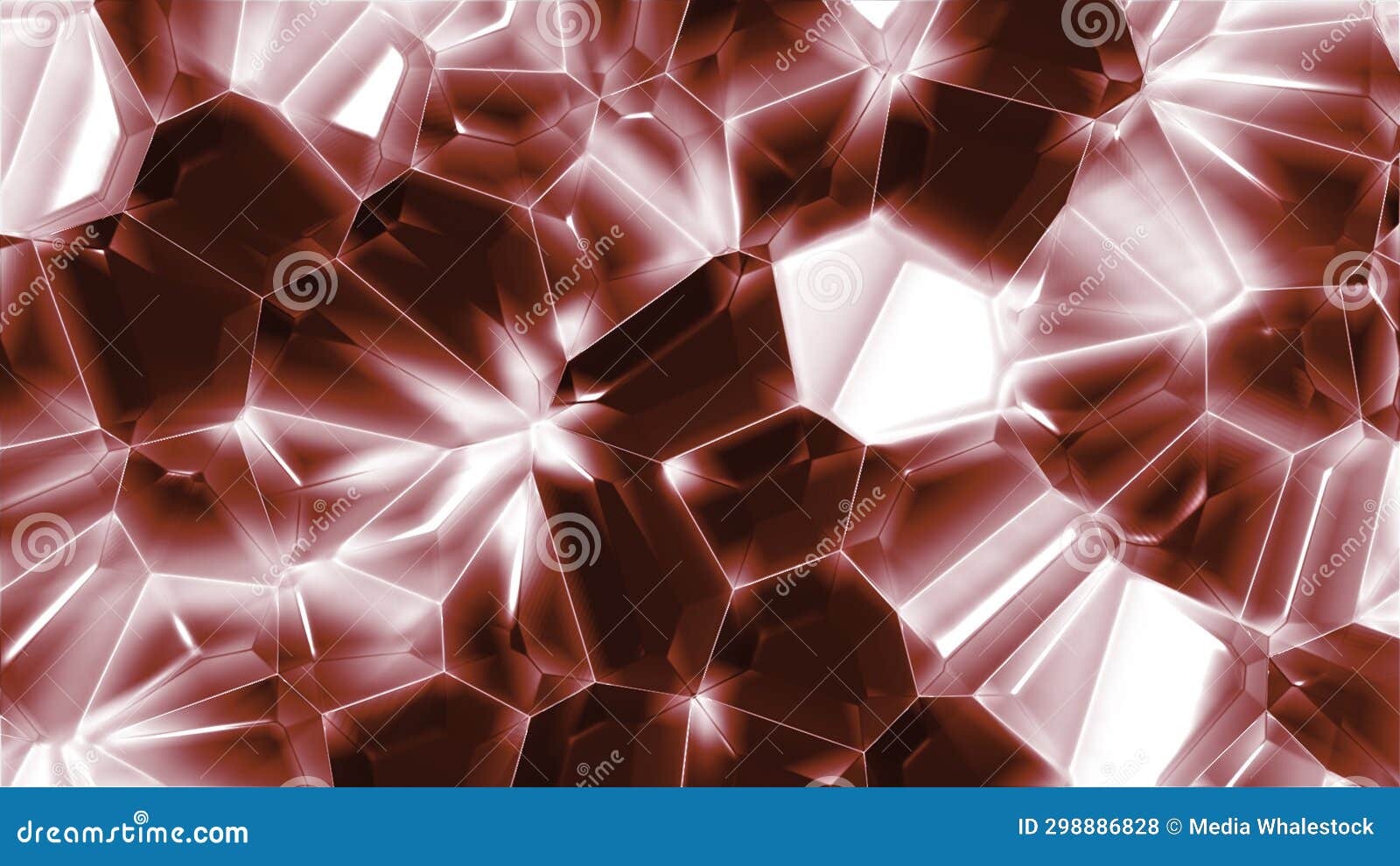 Crystal Geometric Molecules. Motion. 3D Geometric Shapes with Crystal ...