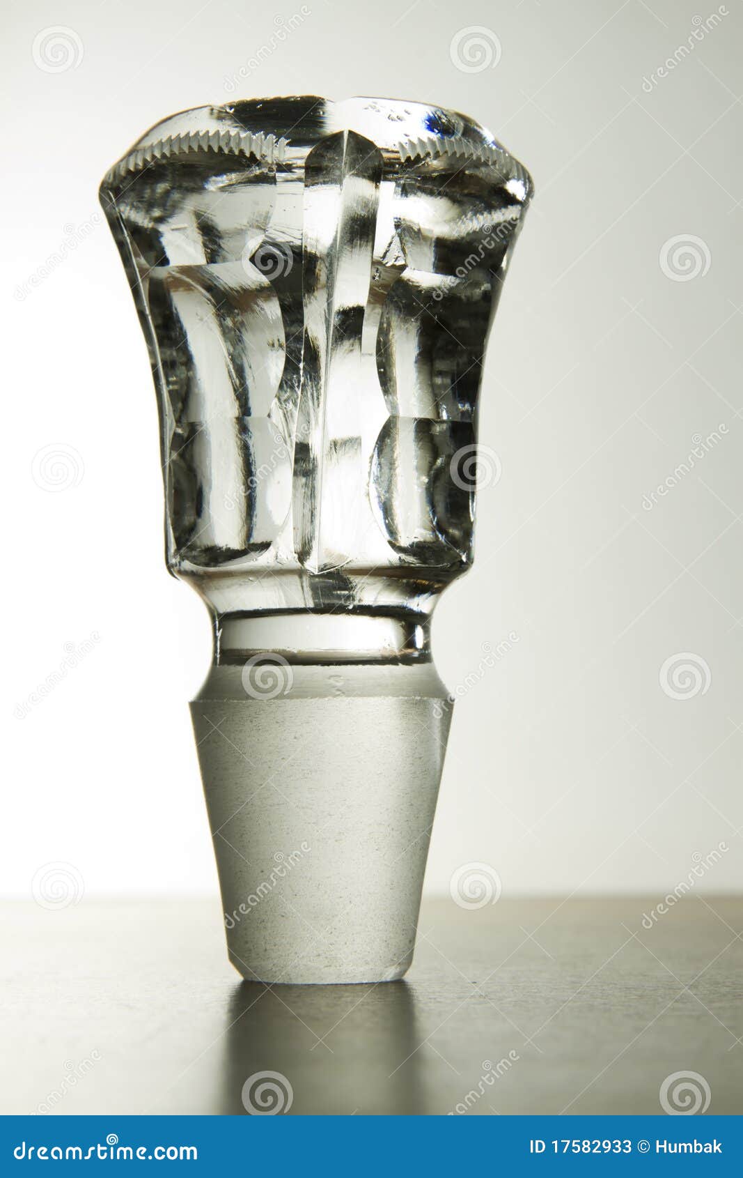 Crystal glass bung stock image. Image of backlight, bung - 17582933