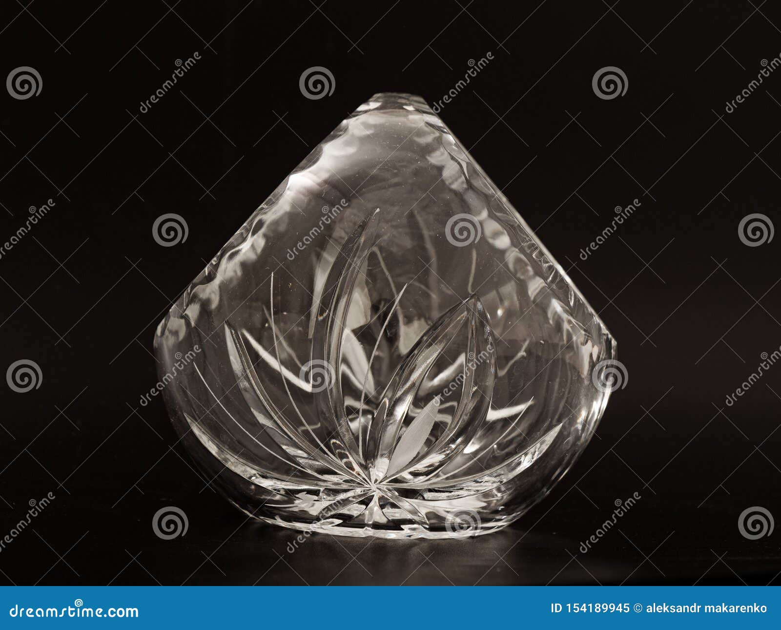 Crystal Glass Candy on a Black Background Stock Image - Image of dizzy ...