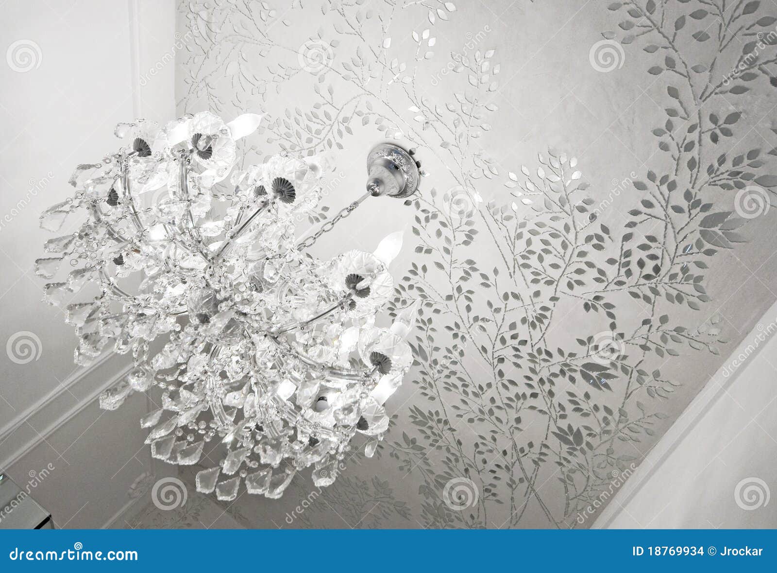 Crystal glass chandelier stock photo. Image of accessory - 18769934