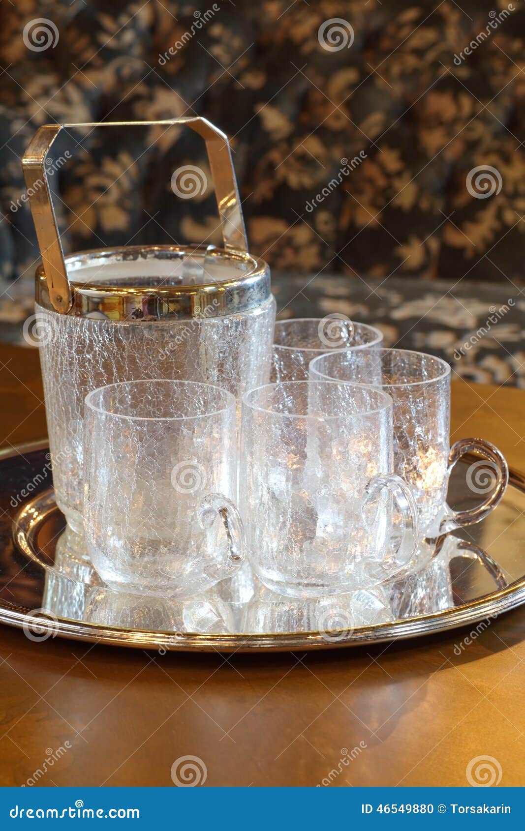 Crystal glass set stock photo. Image of elegant, decorative - 46549880