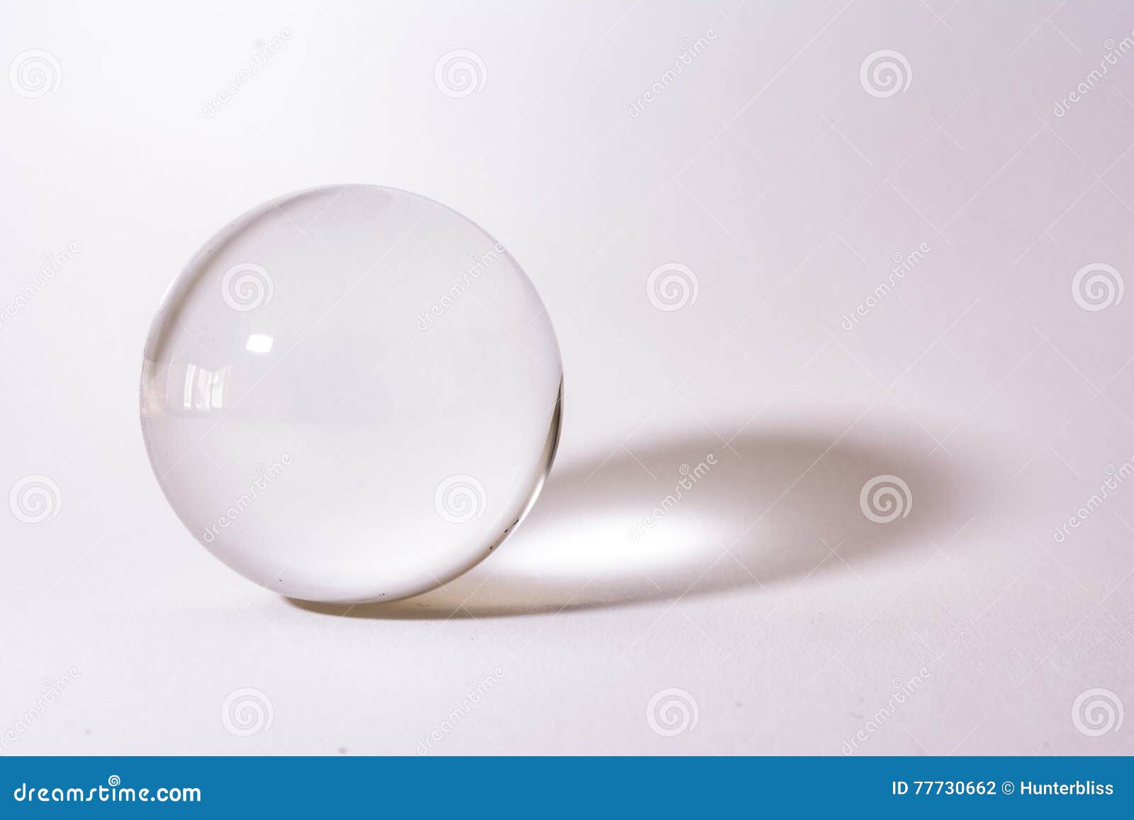 Crystal Glass Sphere Ball Transparent White Simple Object Background ...