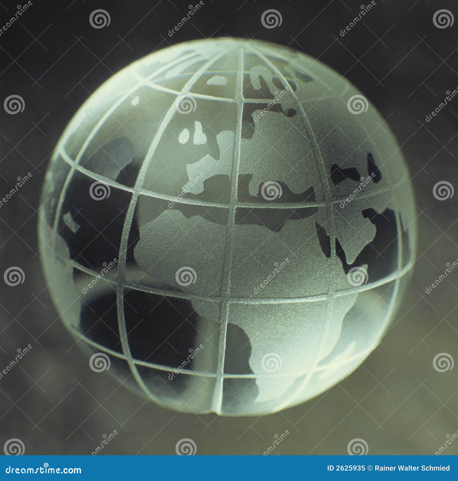 Crystal Globe stock image. Image of close, globe, europe - 2625935