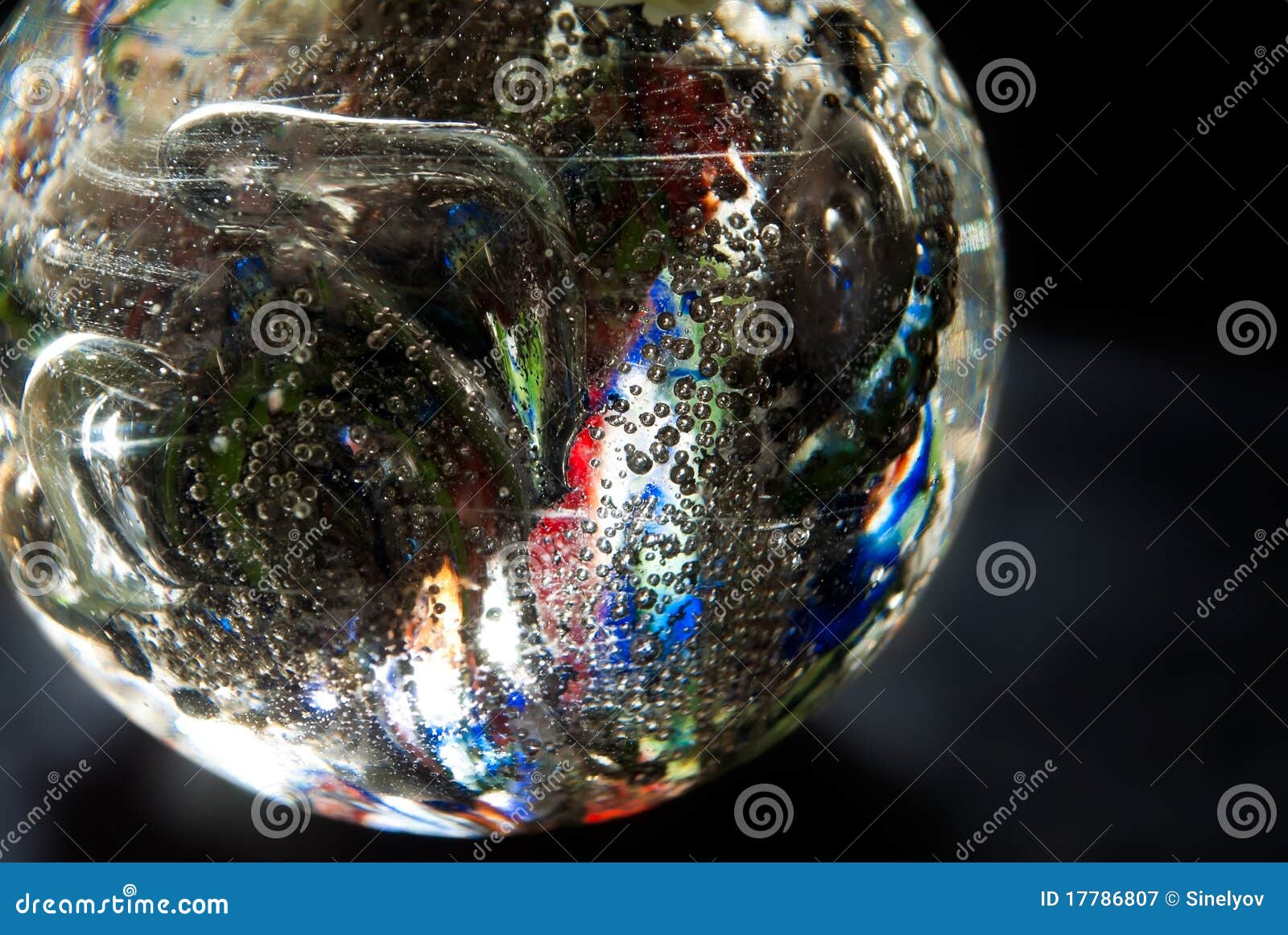 Crystal glowing sphere stock image. Image of light, glass - 17786807