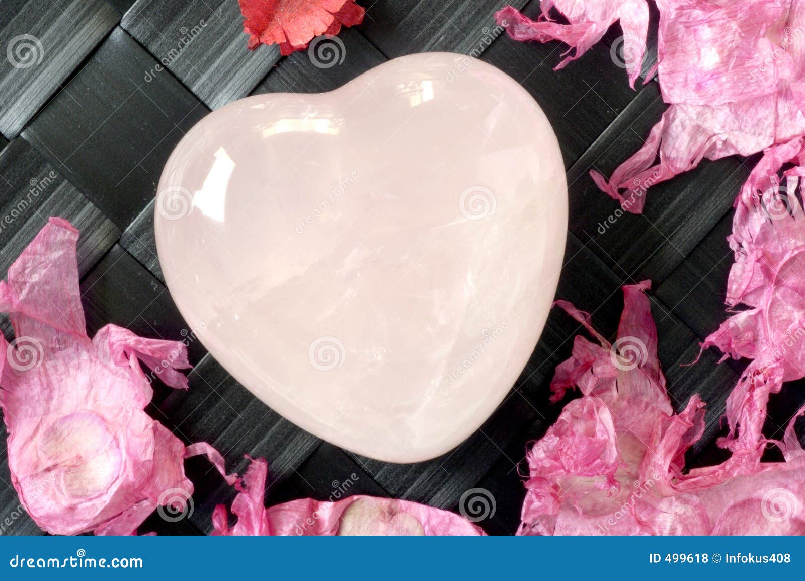 Crystal heart stock photo. Image of still, seasonal, romance - 499618
