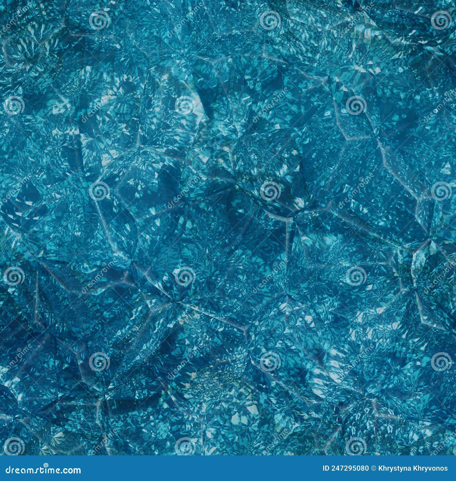 Crystal Ice Texture. Blue Crystal Surface Stock Illustration ...