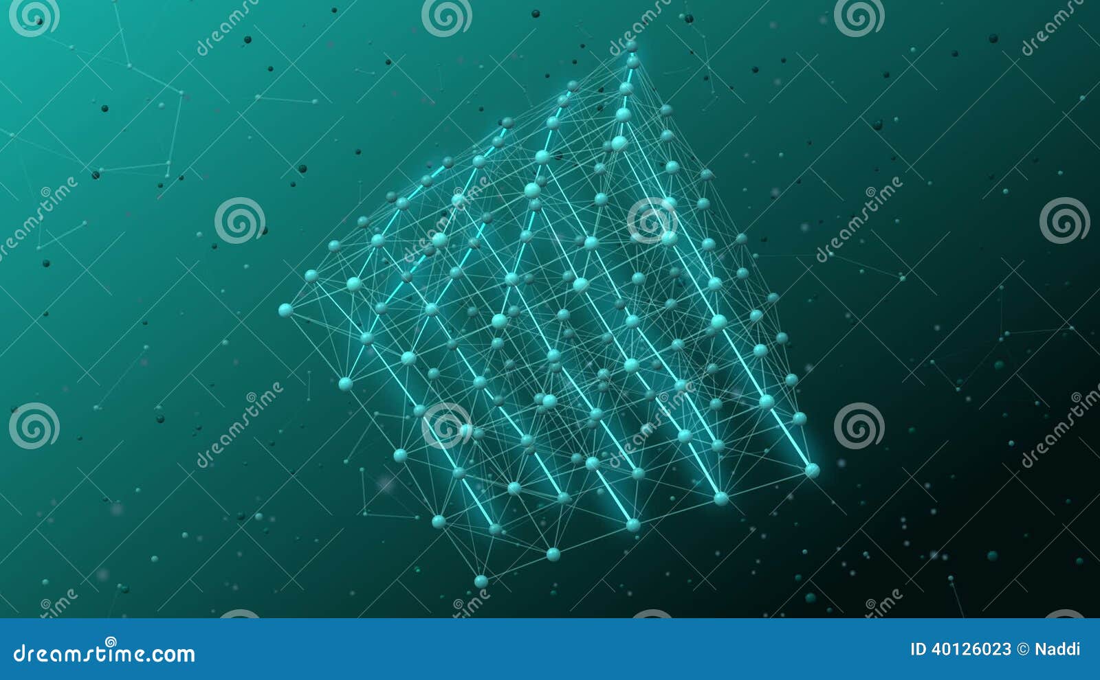 Crystal Lattice. Animated 3d. Stock Video - Video of atom, atomic: 40126023