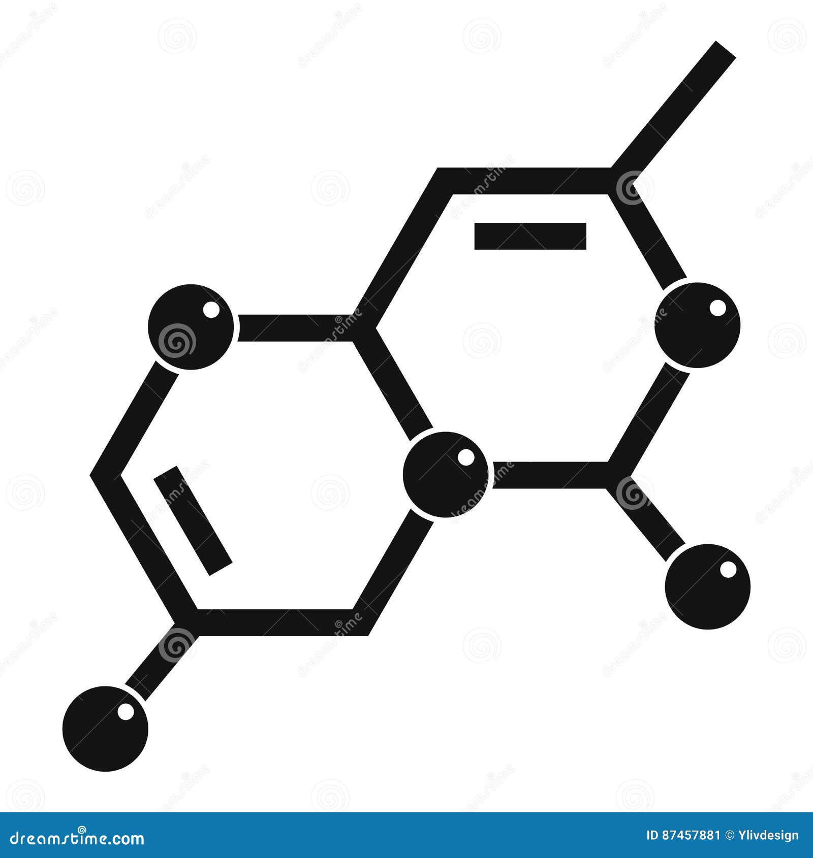 Crystal Lattice Icon, Simple Style Stock Vector - Illustration of ...
