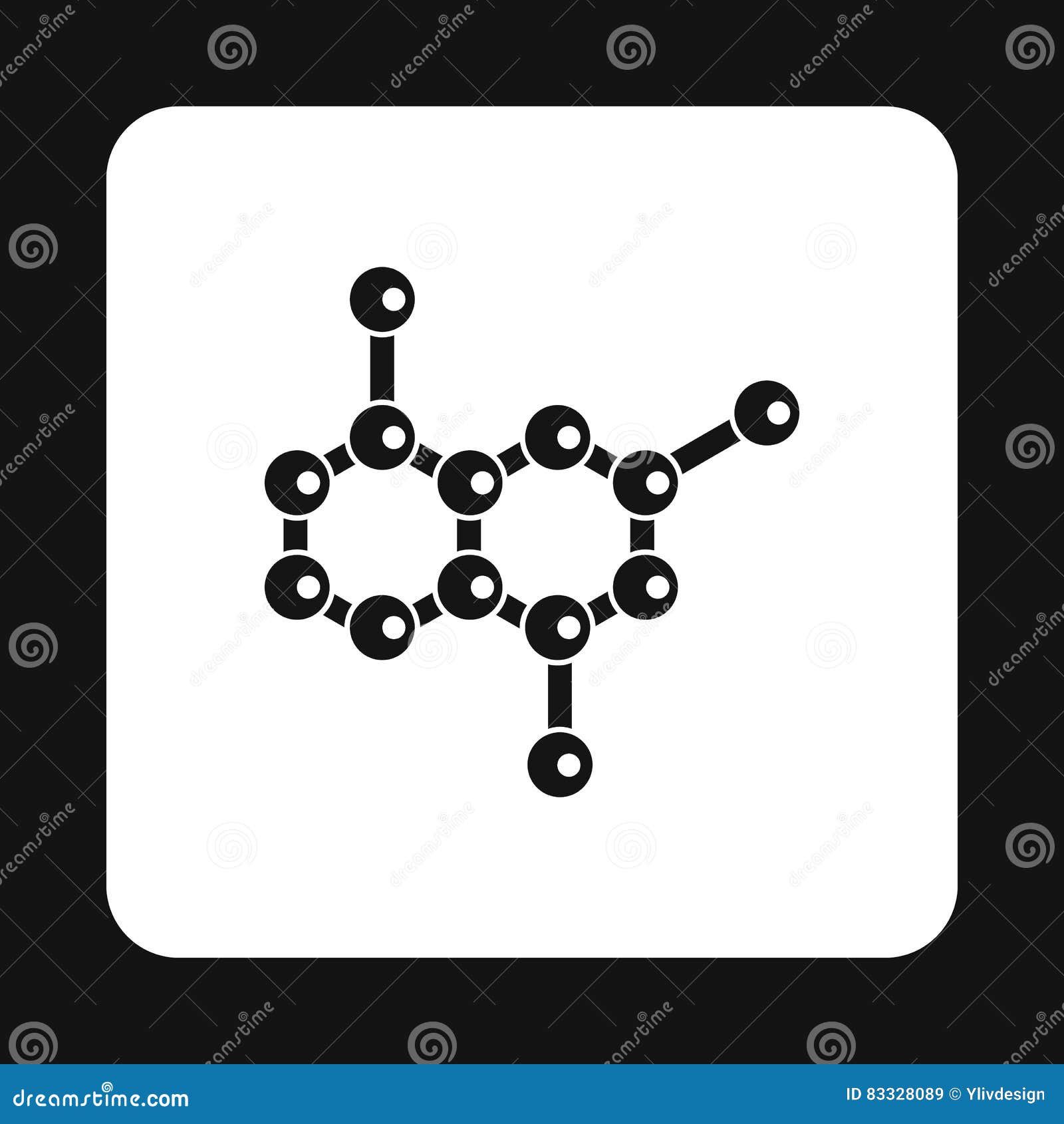 Crystal Lattice Icon, Simple Style Stock Vector - Illustration of ...