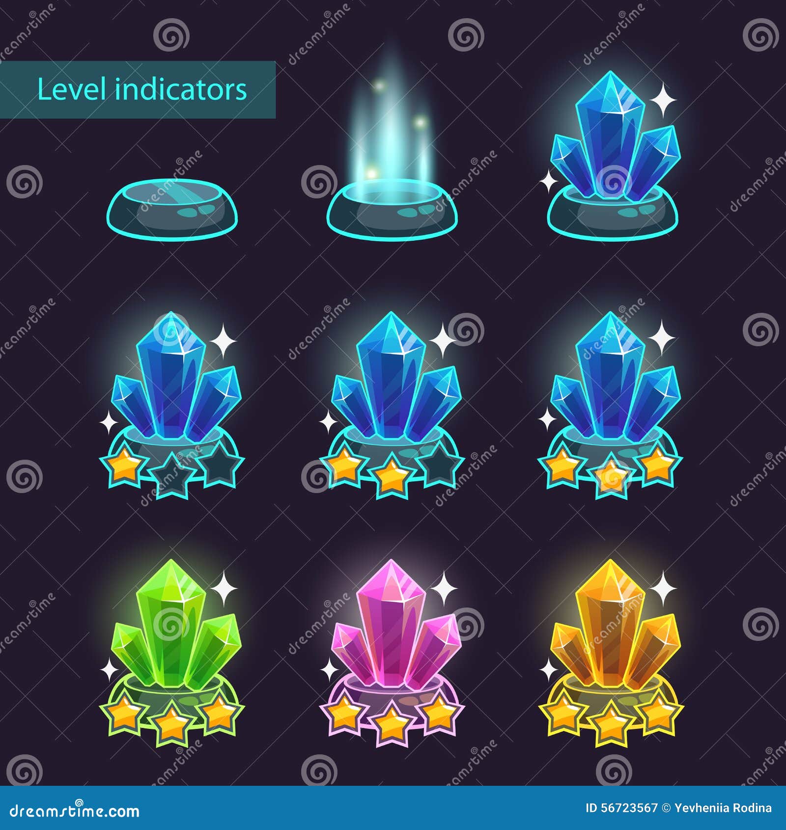 Crystal Pointers Stock Illustrations – 52 Crystal Pointers Stock ...