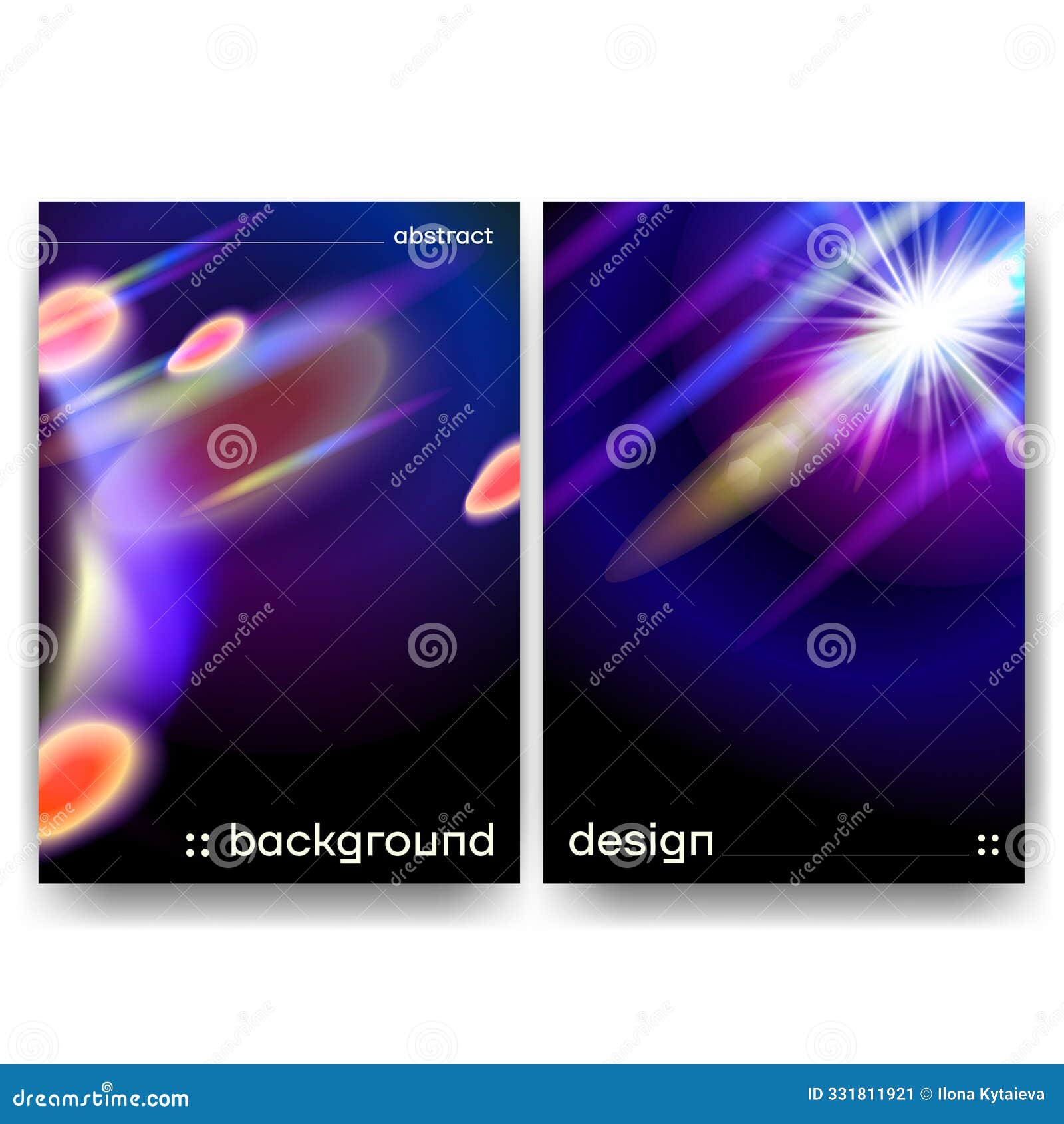 Crystal Light Effect Prism Flare Reflection Effect Creative Posters ...