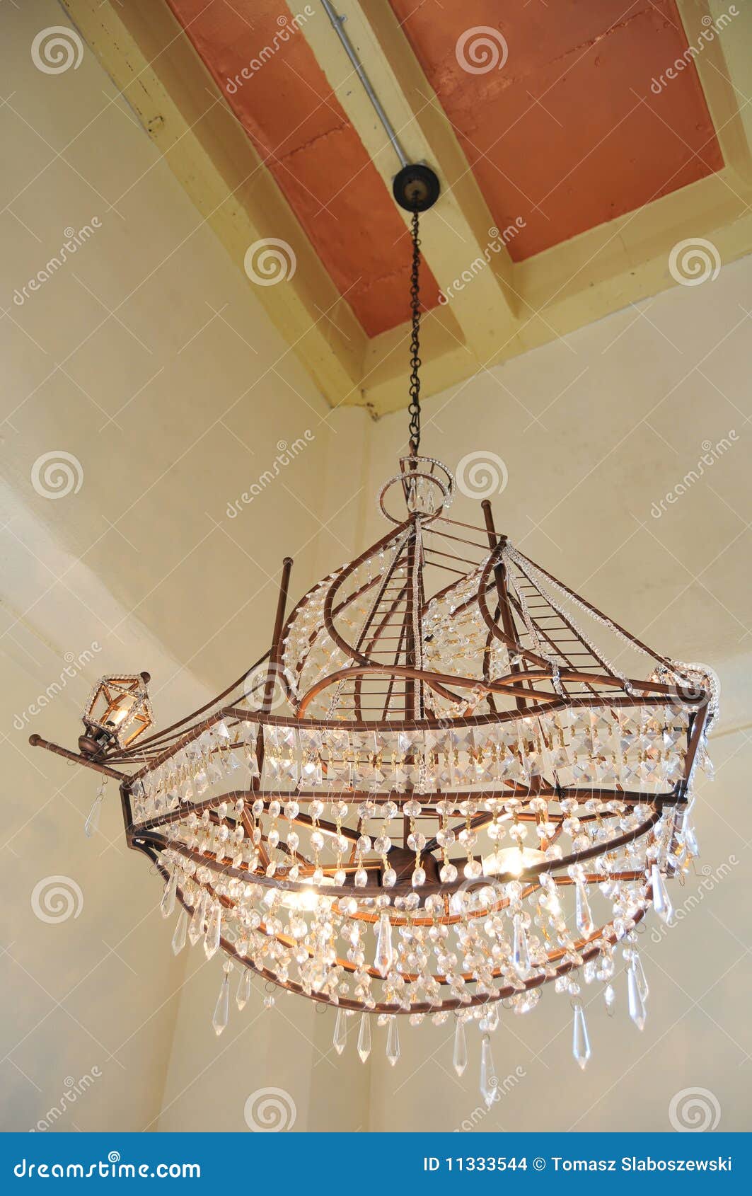 Crystal Lighting Fixture stock photo. Image of fixture - 11333544