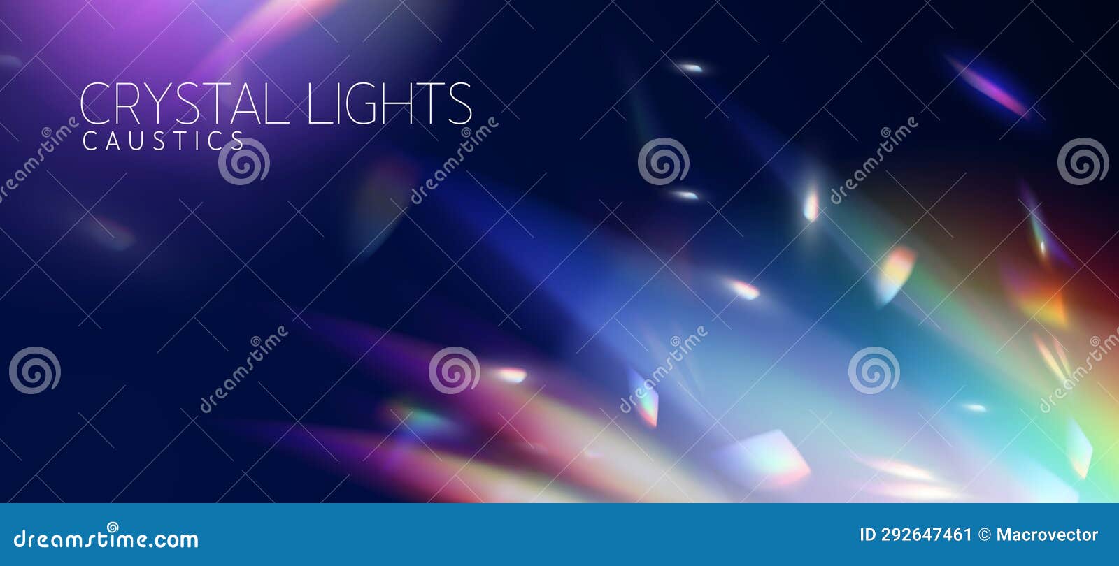 Crystal Lights Realistic Composition Stock Vector - Illustration of ...
