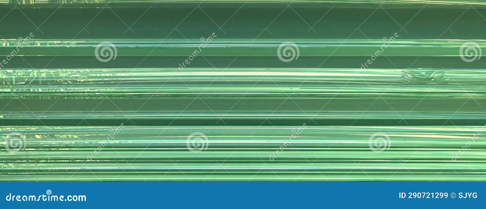 Crystal Linear Cross Section Emerald Green Elegant and Modern 3D ...