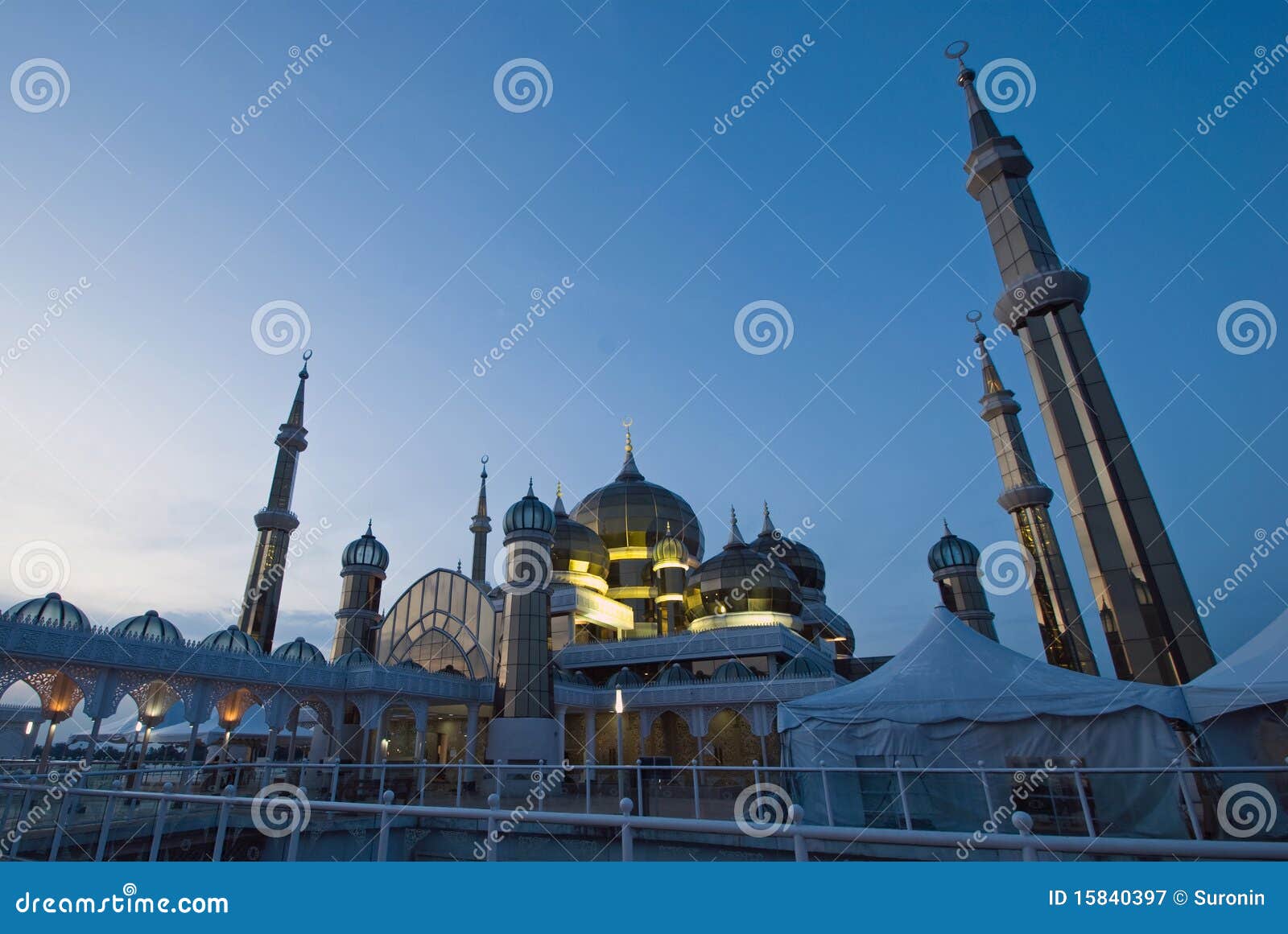 Crystal Mosque Or Masjid Kristal, Malaysia. Stock Photography ...
