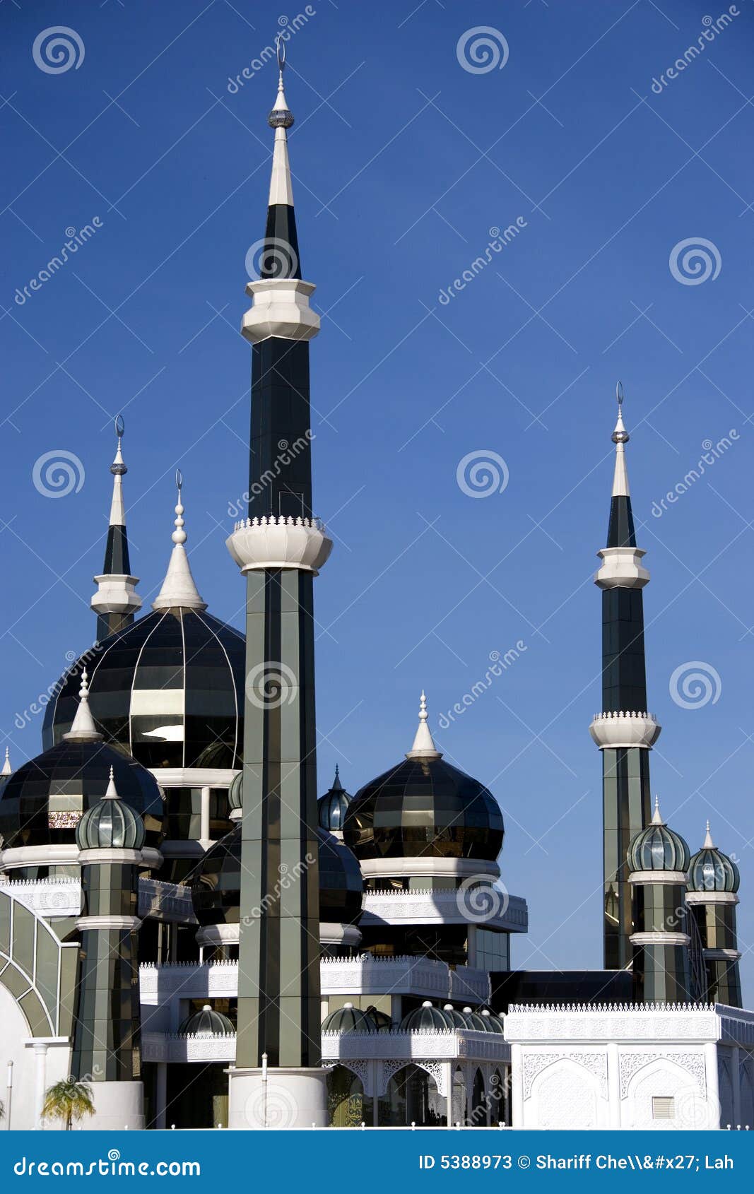 Crystal Mosque stock image. Image of islam, modern, kuala - 5388973